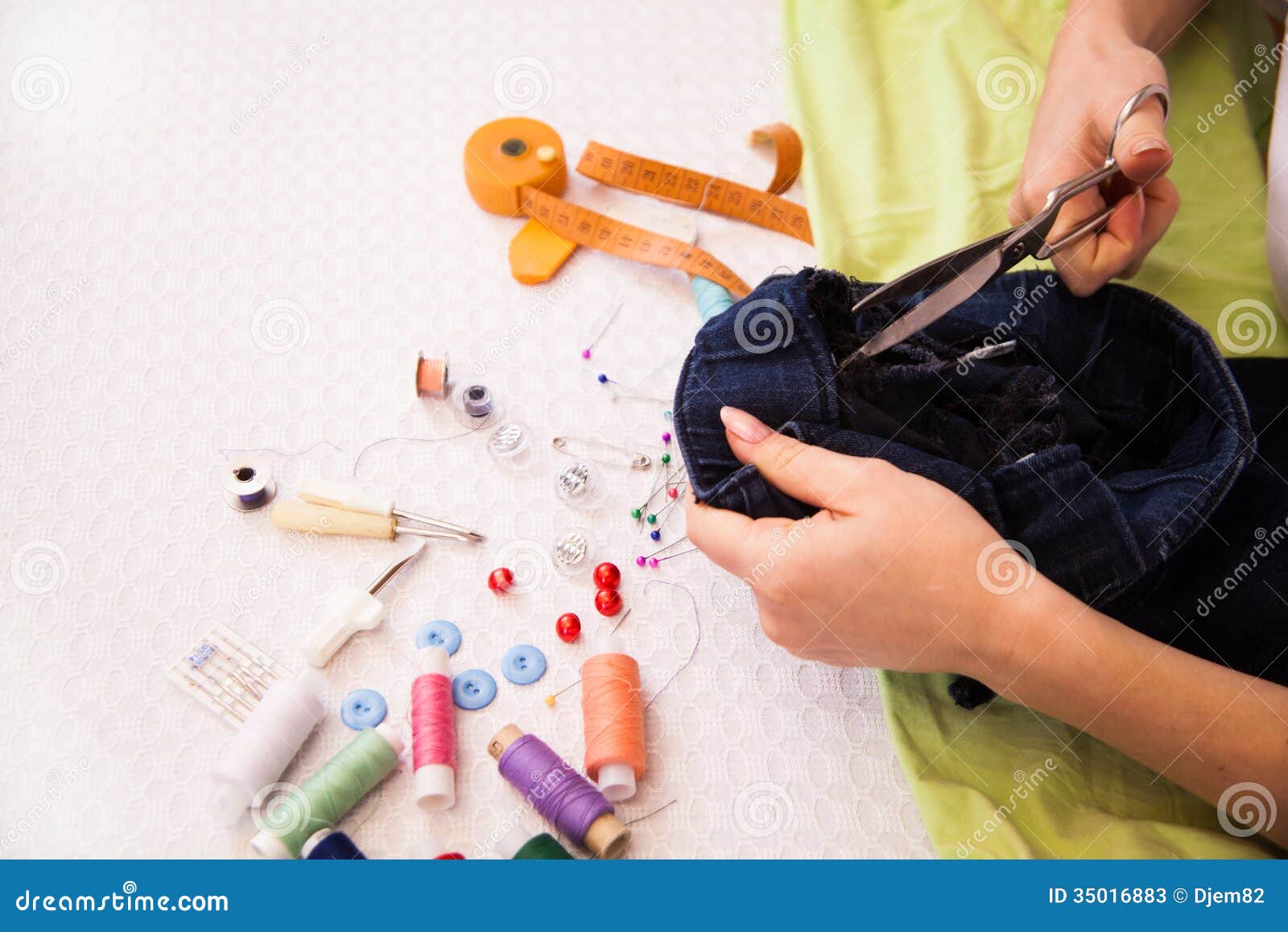 A tailor doing alterations stock image. Image of alterations - 35016883