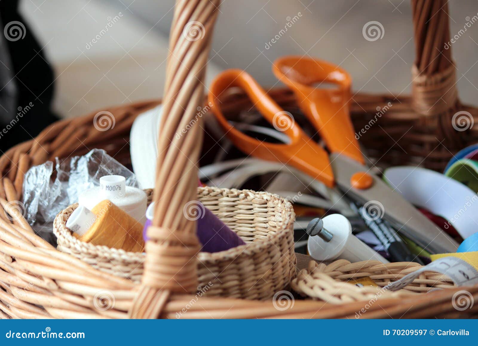 A tailor kit stock image. Image of sewing, thread, spools - 70209597