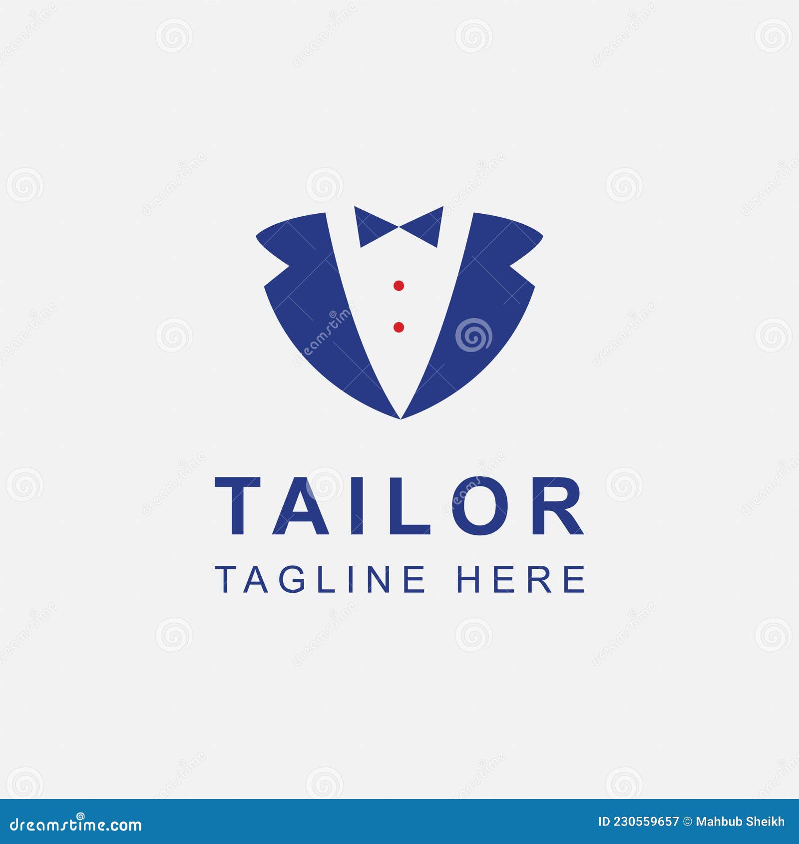 Tailor Logo Design Template. Usable for Garment and Handmade Logos ...