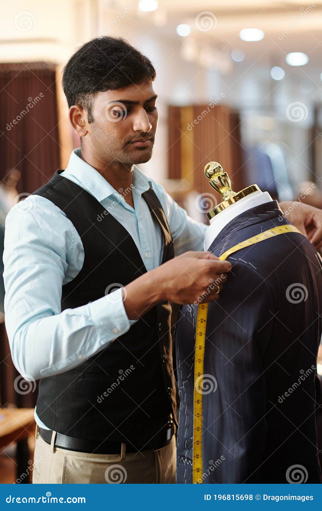 Tailor making jacket stock photo. Image of owner, lifestyles - 196815698