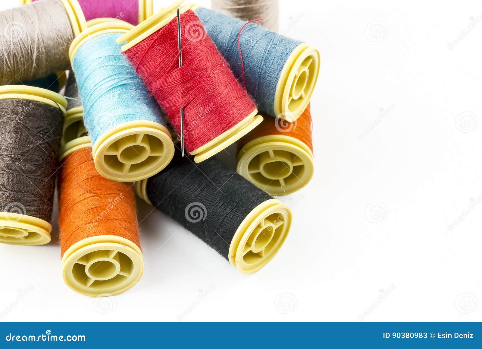 Tailor Materials stock image. Image of buttons, scissors - 90380983