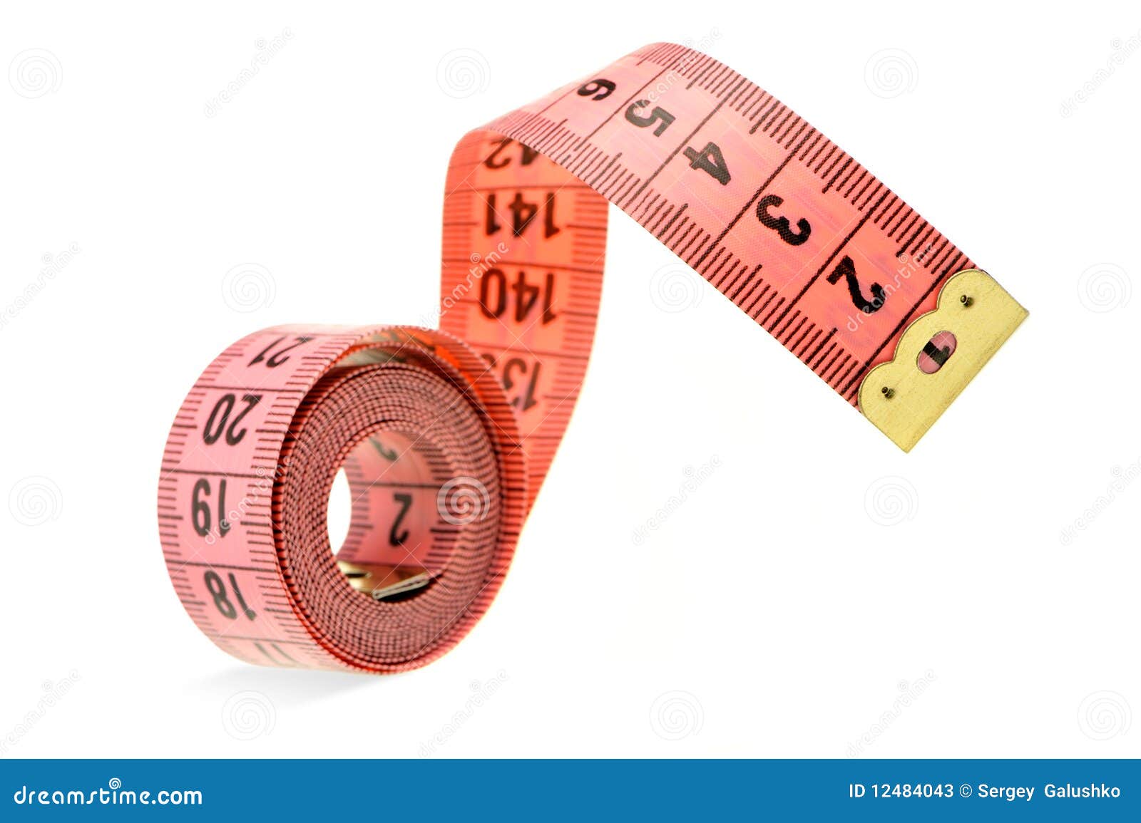 Tailor measuring tape stock image. Image of meter, research - 12484043