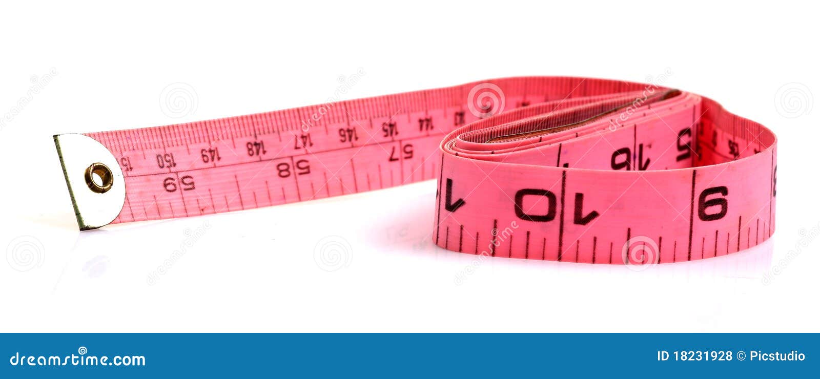 Tailor measuring tape stock photo. Image of measure, rolled - 18231928