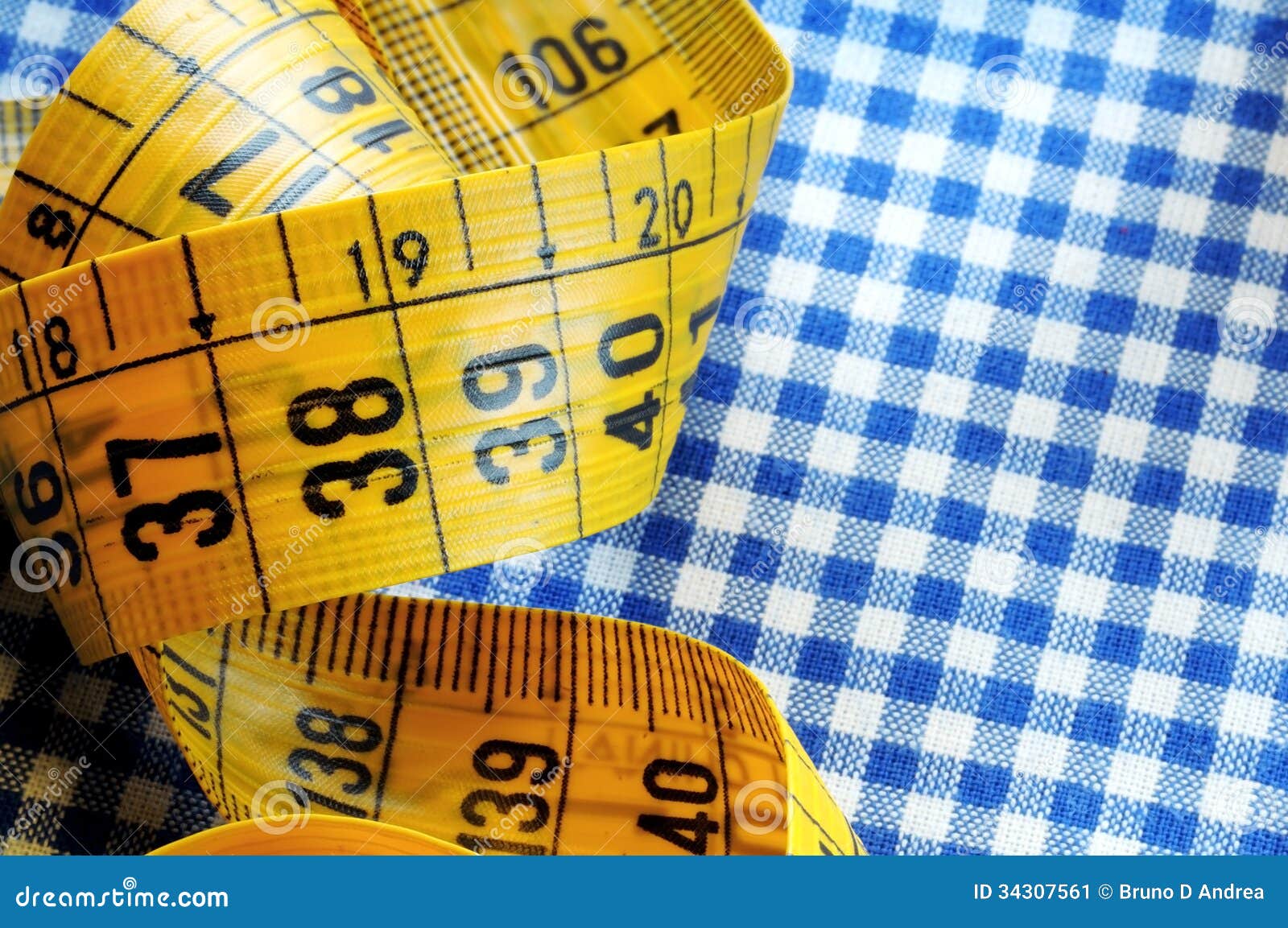 Tailor meter stock image. Image of measure, yellow, meter - 34307561