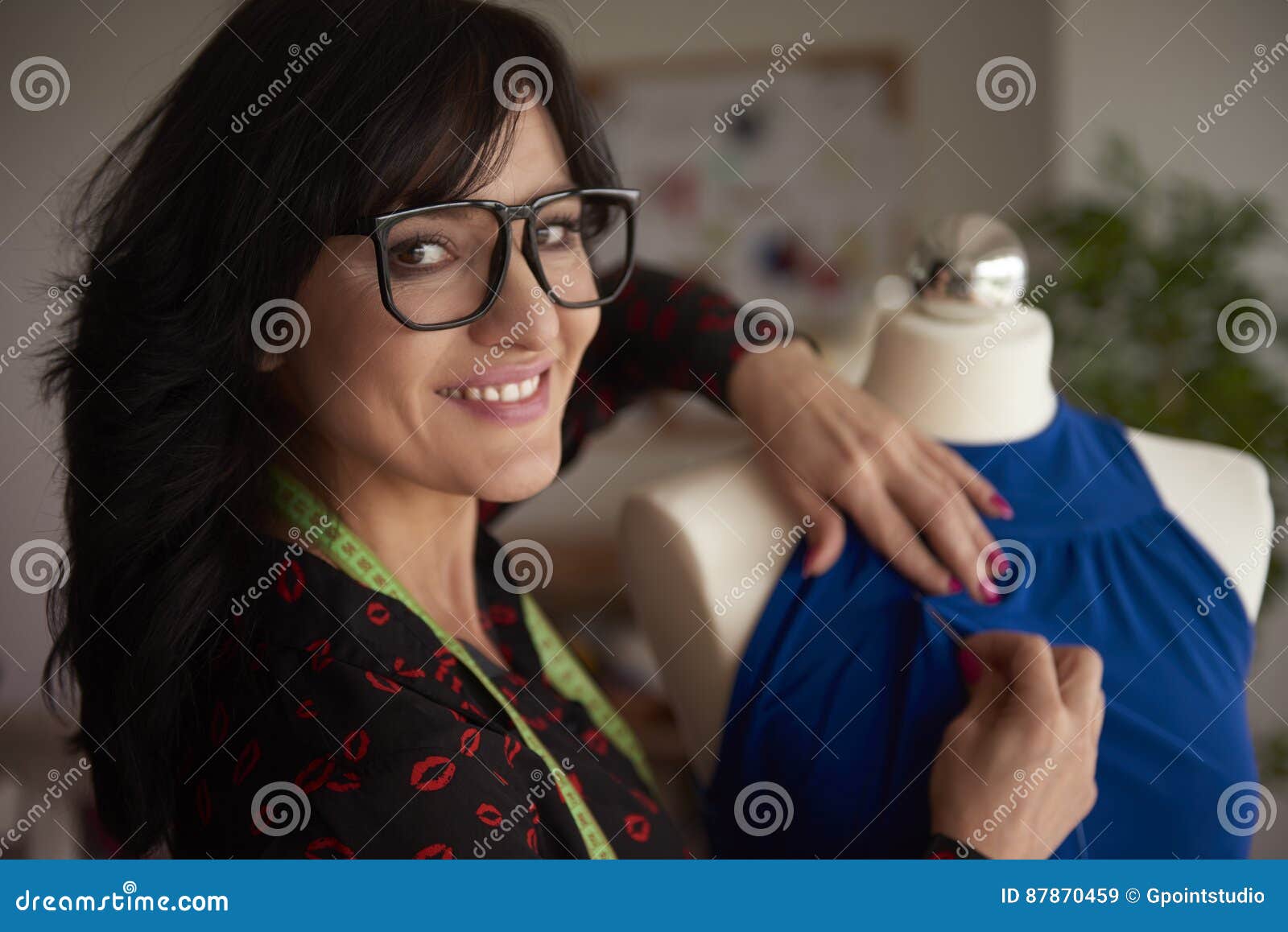 Tailor stock image. Image of business, portrait, material - 87870459