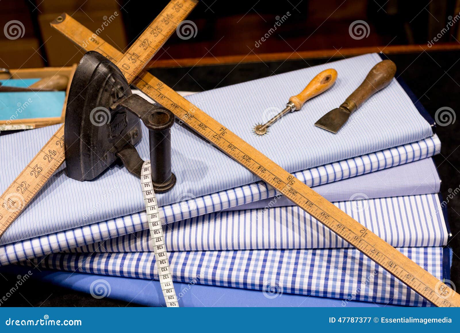 Tailor s Scene stock image. Image of fabric, designer - 47787377