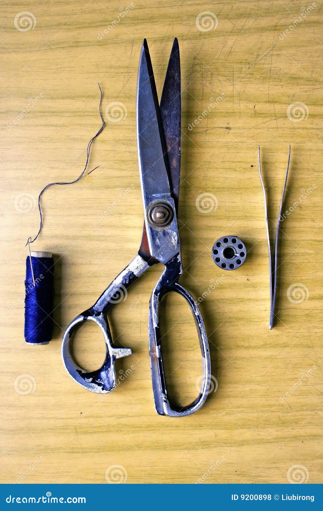 Tailor s tools stock photo. Image of black, colorful, closeup - 9200898