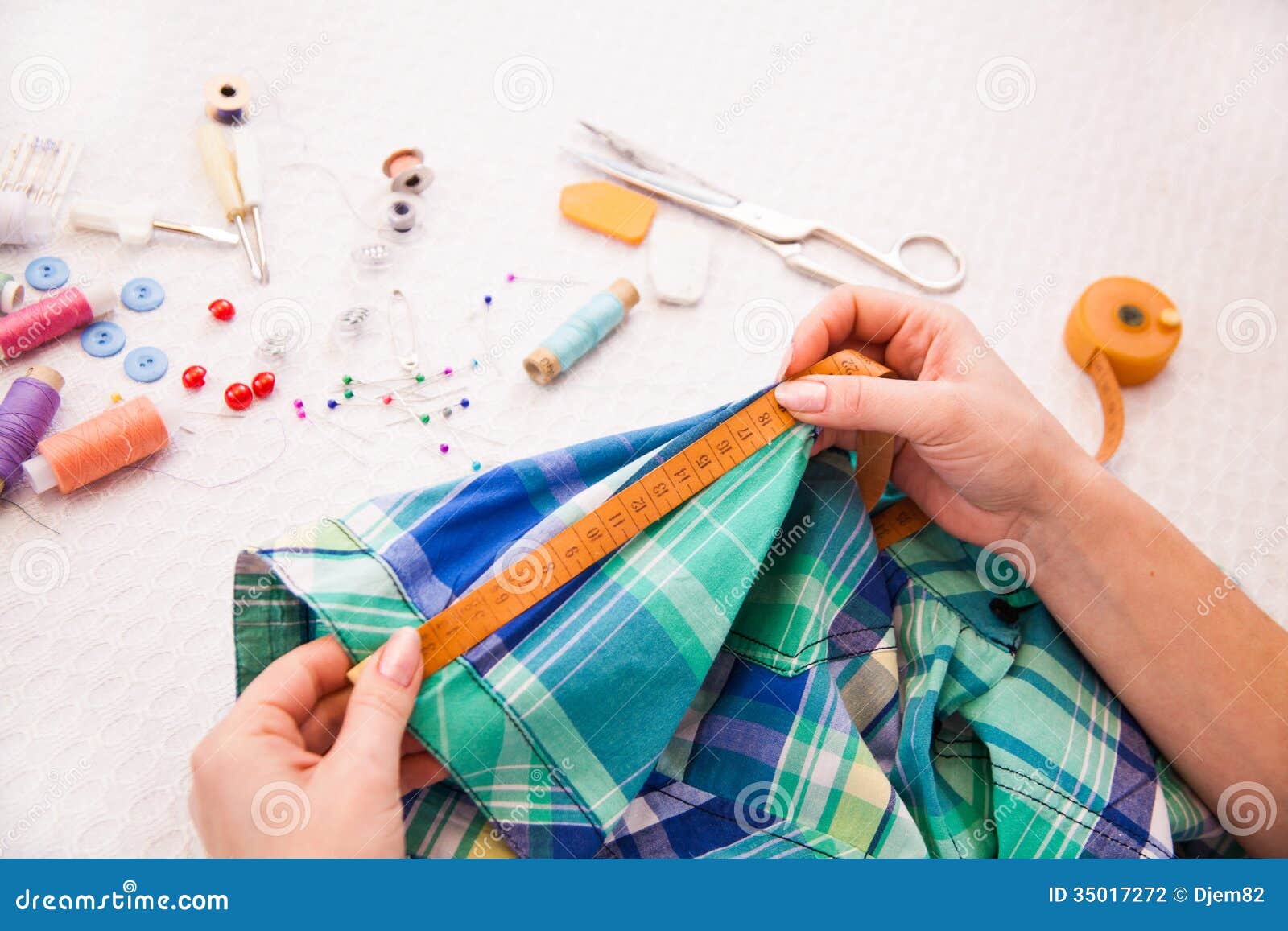 Tailor s work stock photo. Image of industry, detail - 35017272