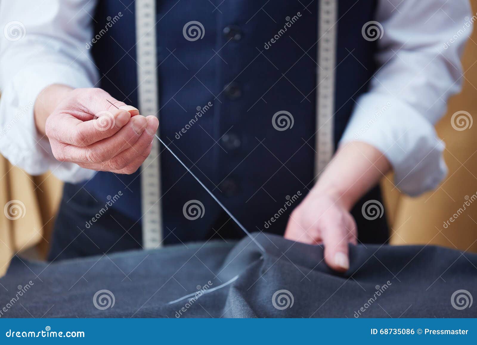 Tailor sewing stock photo. Image of profession, service - 68735086