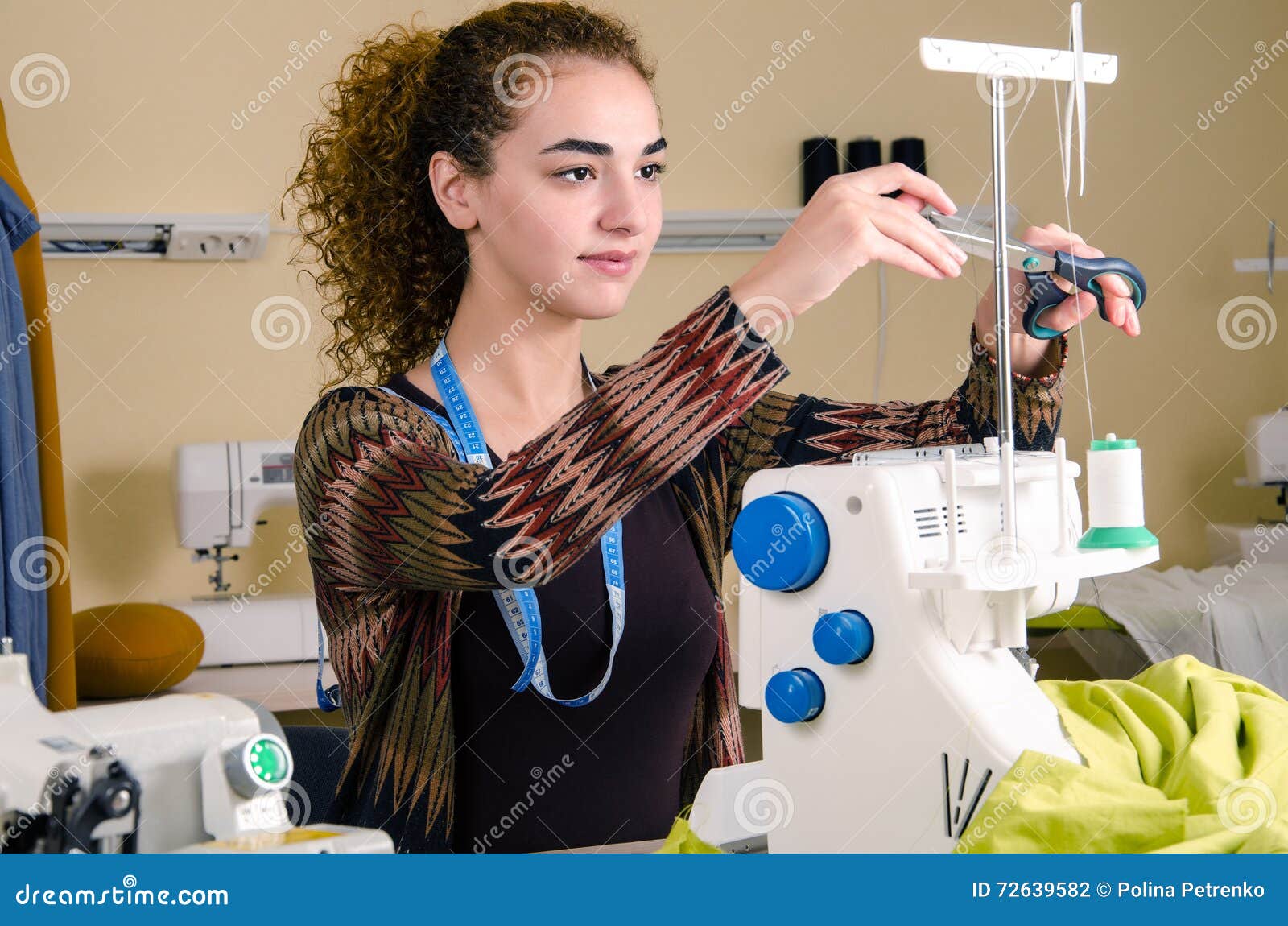Tailor shop stock photo. Image of craftsman, needle, machine - 72639582