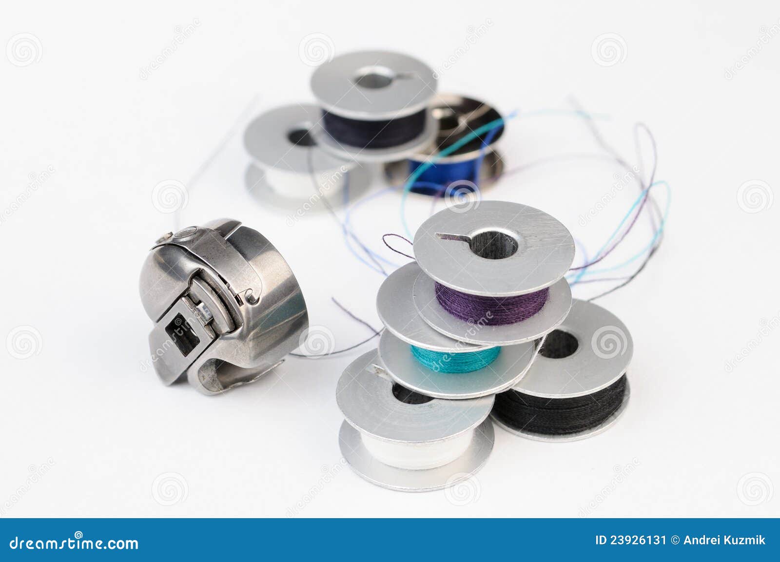 Tailor tools stock image. Image of purple, threads, machine - 23926131