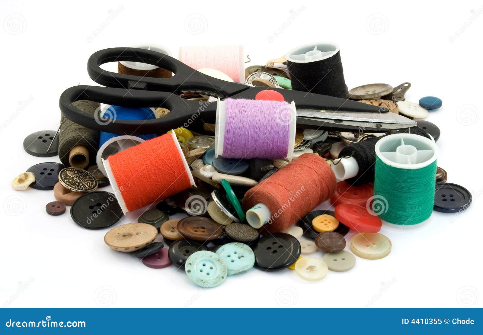 Tailor tools stock image. Image of button, tailor, meter - 4410355