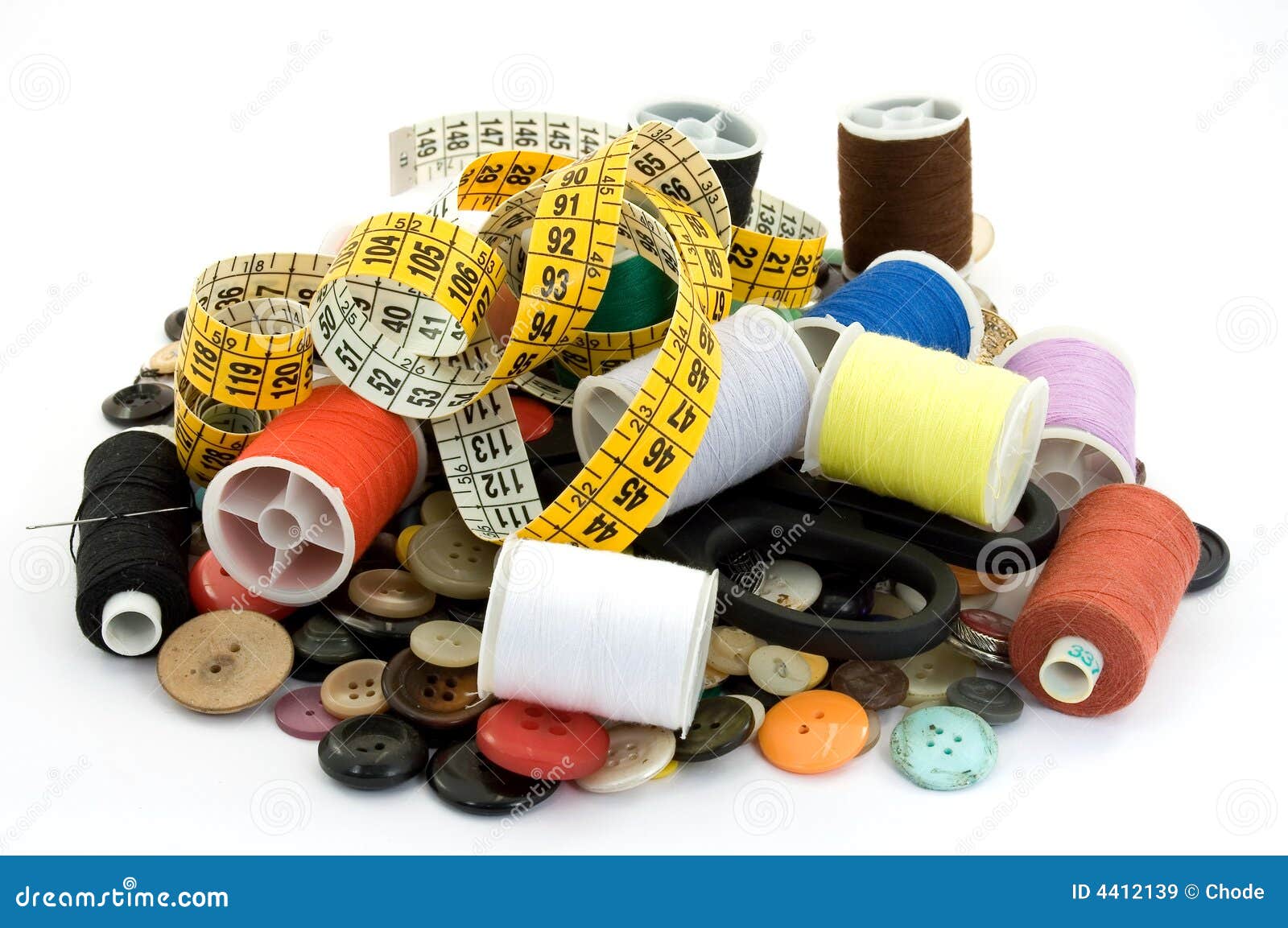 Tailor tools stock image. Image of string, isolated, tailor - 4412139