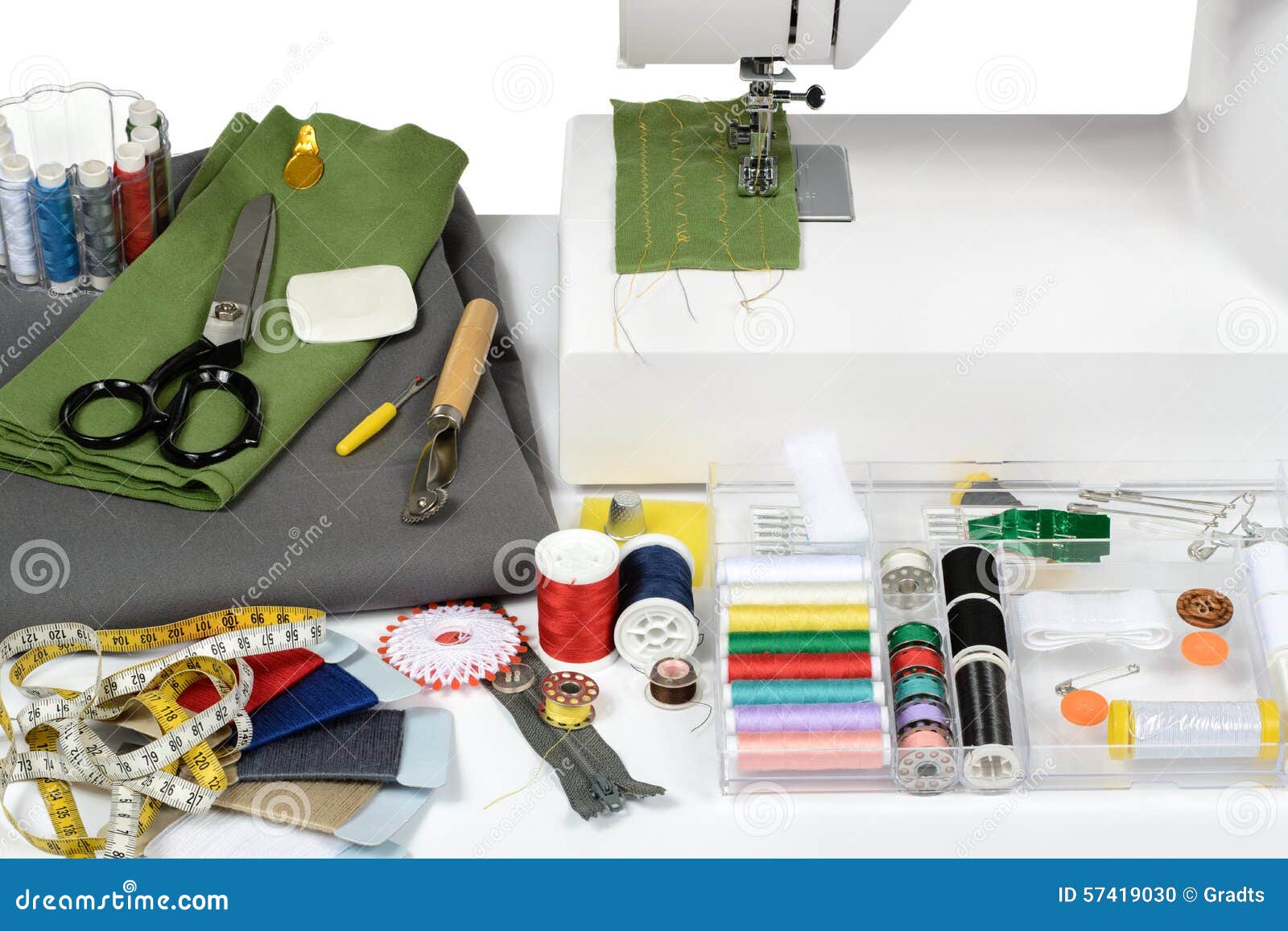 Tailor stock photo. Image of tailoring, table, needle - 57419030