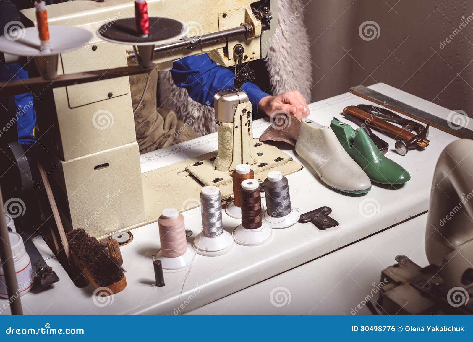 Tailor Working in the Atelier Stock Photo - Image of heavy, master ...