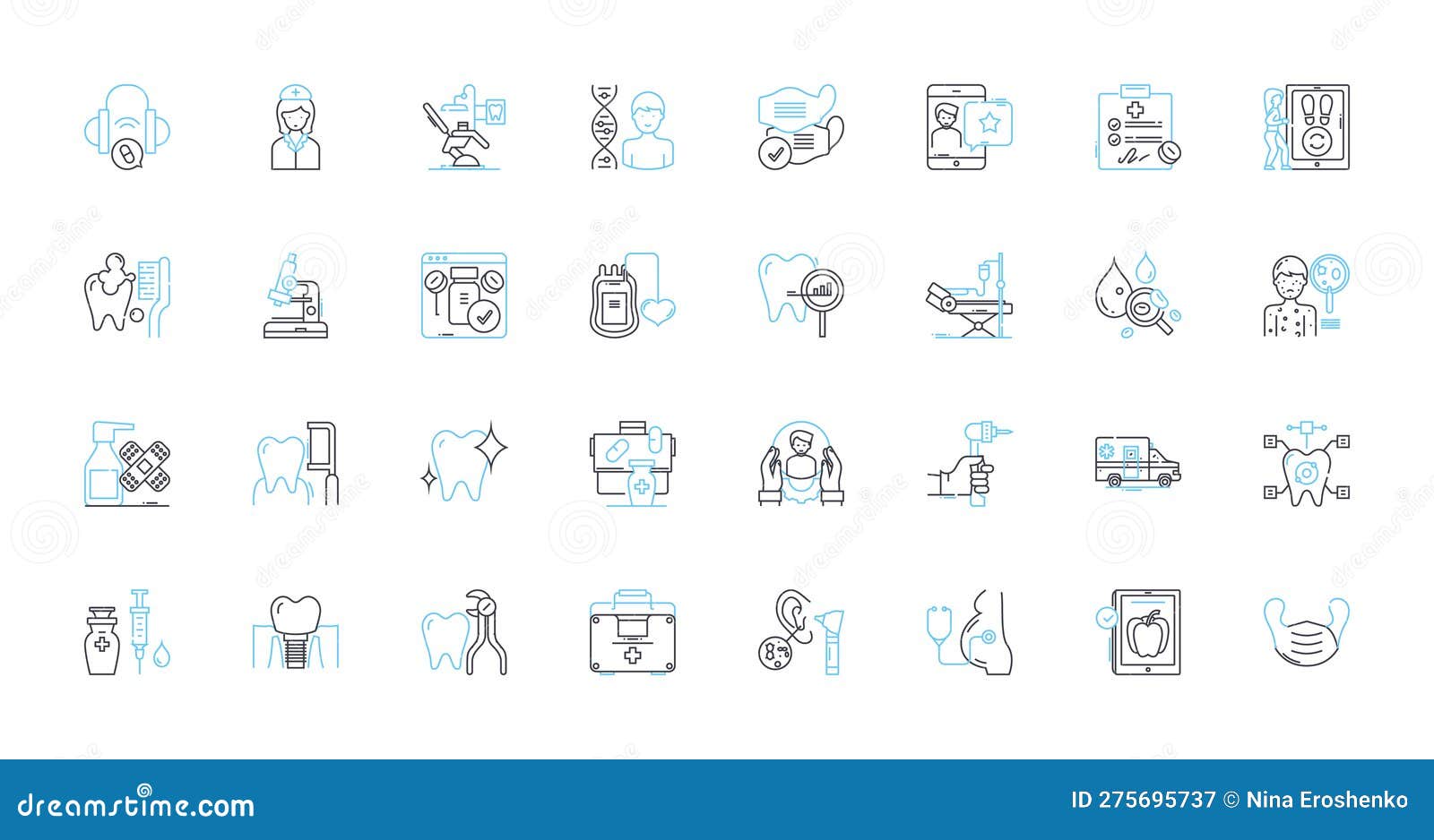 Tailored Treatment Linear Icons Set. Bespoke, Personalized, Customized ...