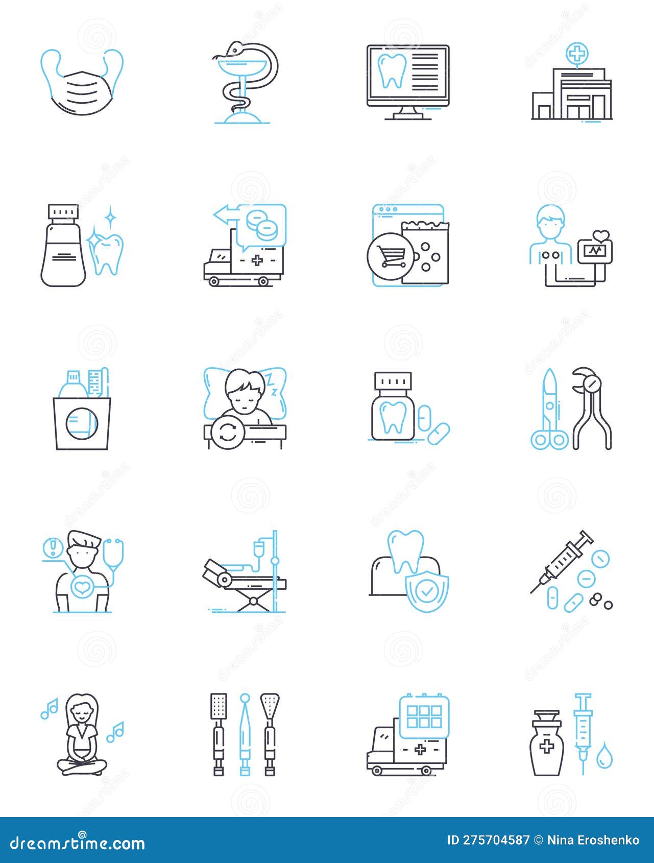 Tailored Treatment Linear Icons Set. Bespoke, Personalized, Customized ...