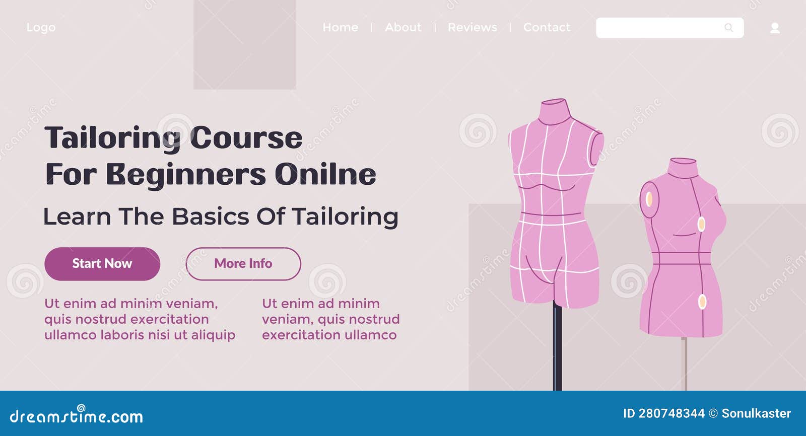 Tailoring Course For Beginners Online Learn Basics Stock Vector Illustration Of Tailor
