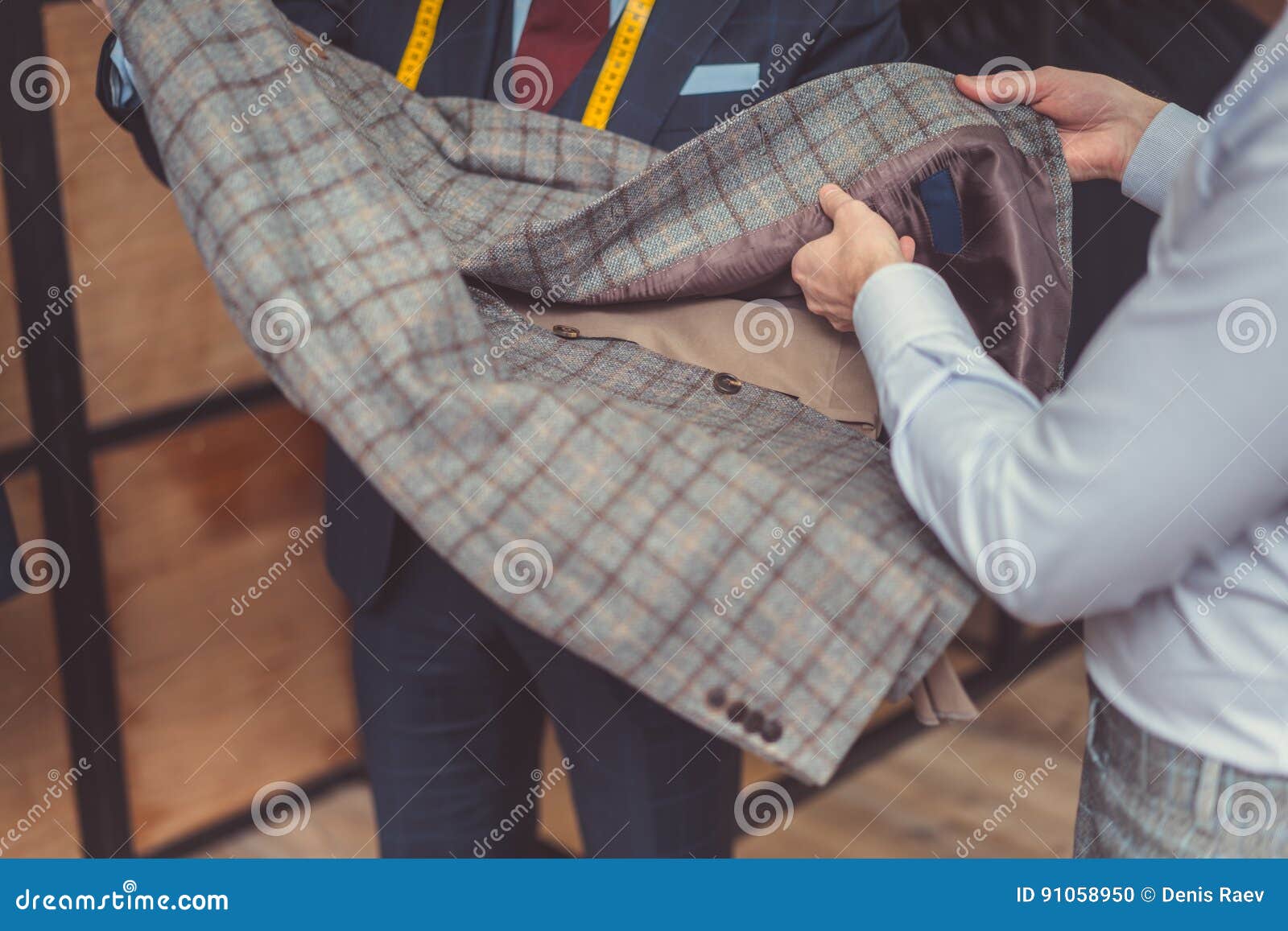 Tailoring stock photo. Image of indoors, body, tailoring - 91058950