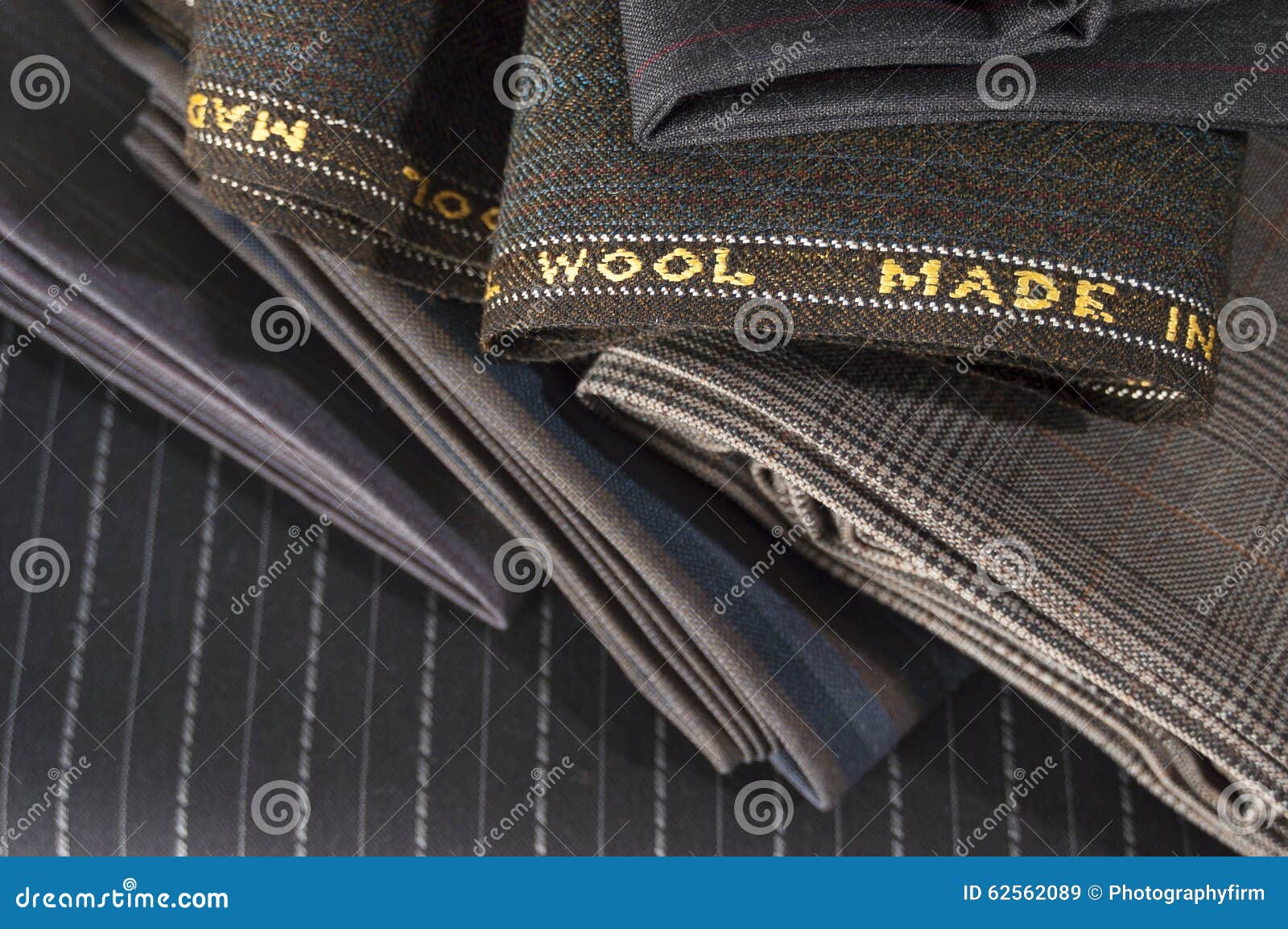 TAILORING FABRICS stock image. Image of material, dress - 62562089