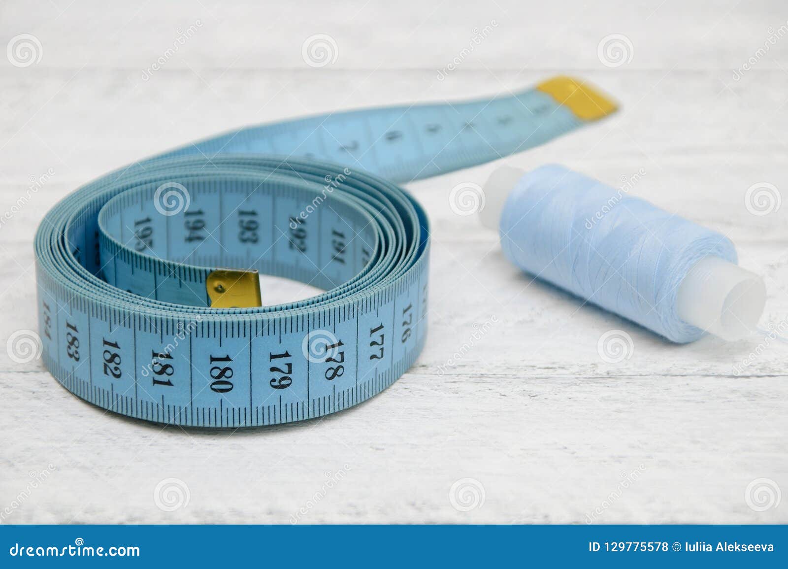 Tailoring Meter and Sewing Thread Stock Photo - Image of sartorial ...