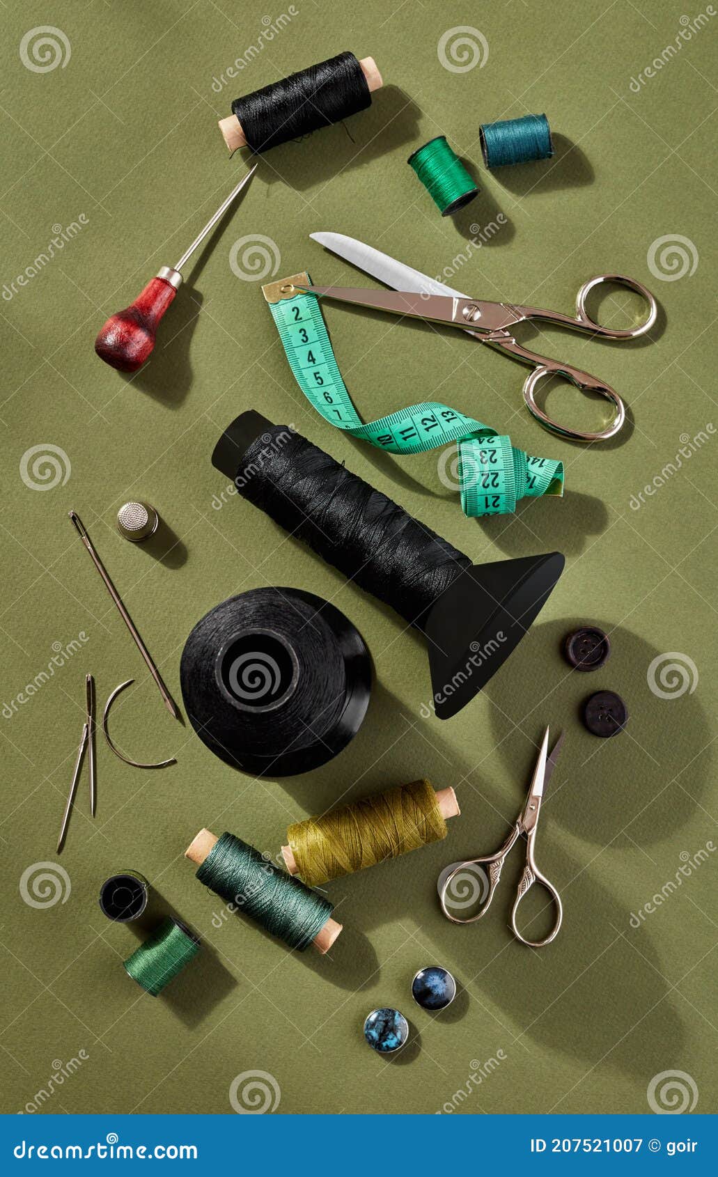 Tailoring setting stock image. Image of tailor, craft - 207521007