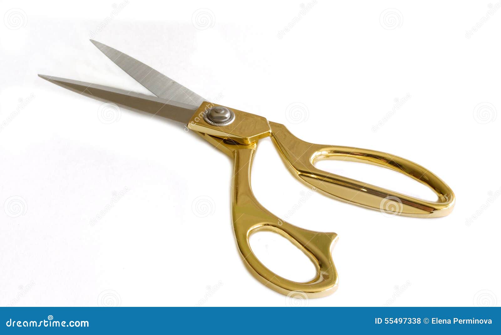 Tailoring Scissors on a White Background Stock Photo - Image of ...