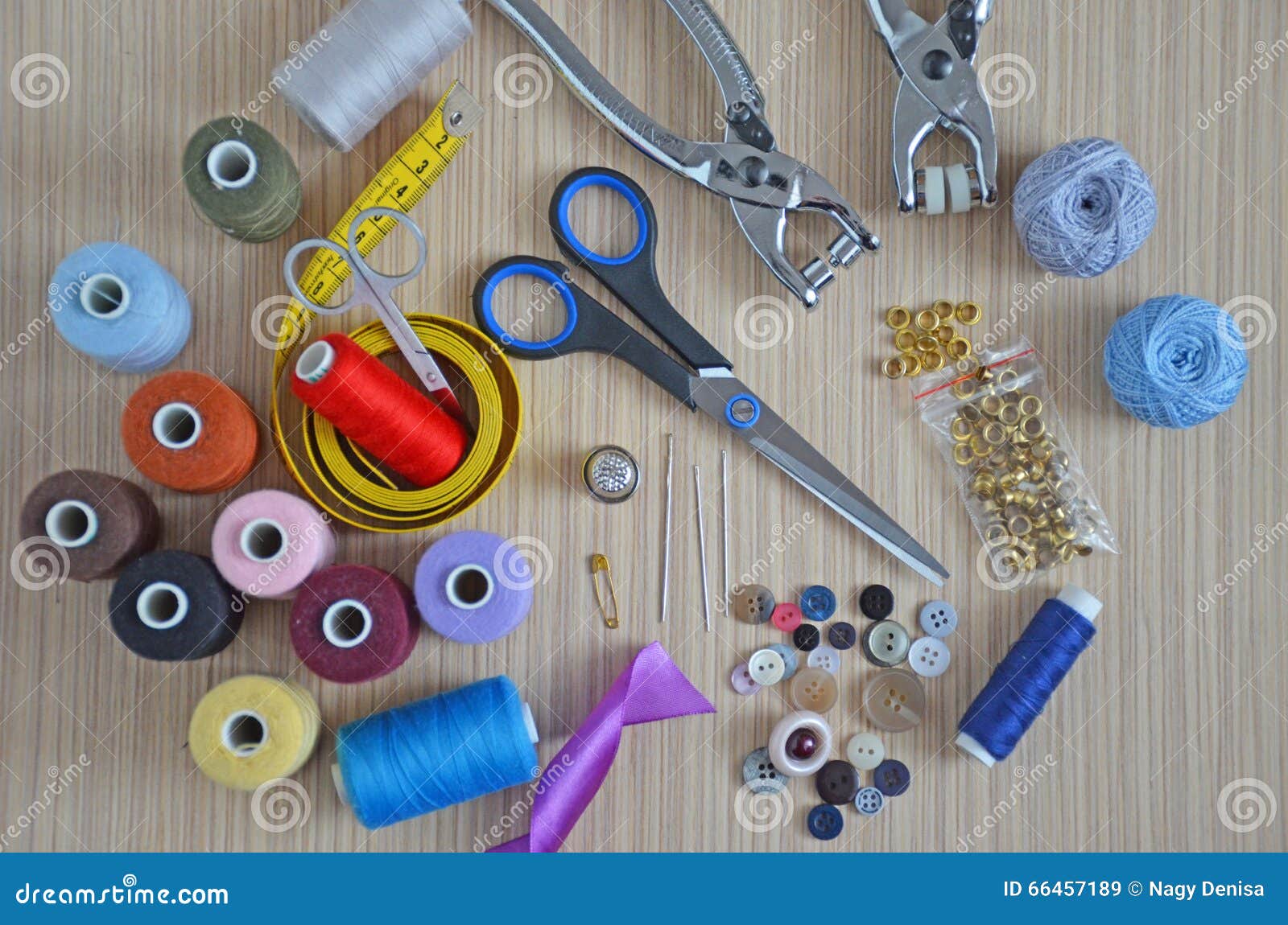Tailoring (sewing Thread, Scissors, Tailoring Meter, Needles, Buttons ...