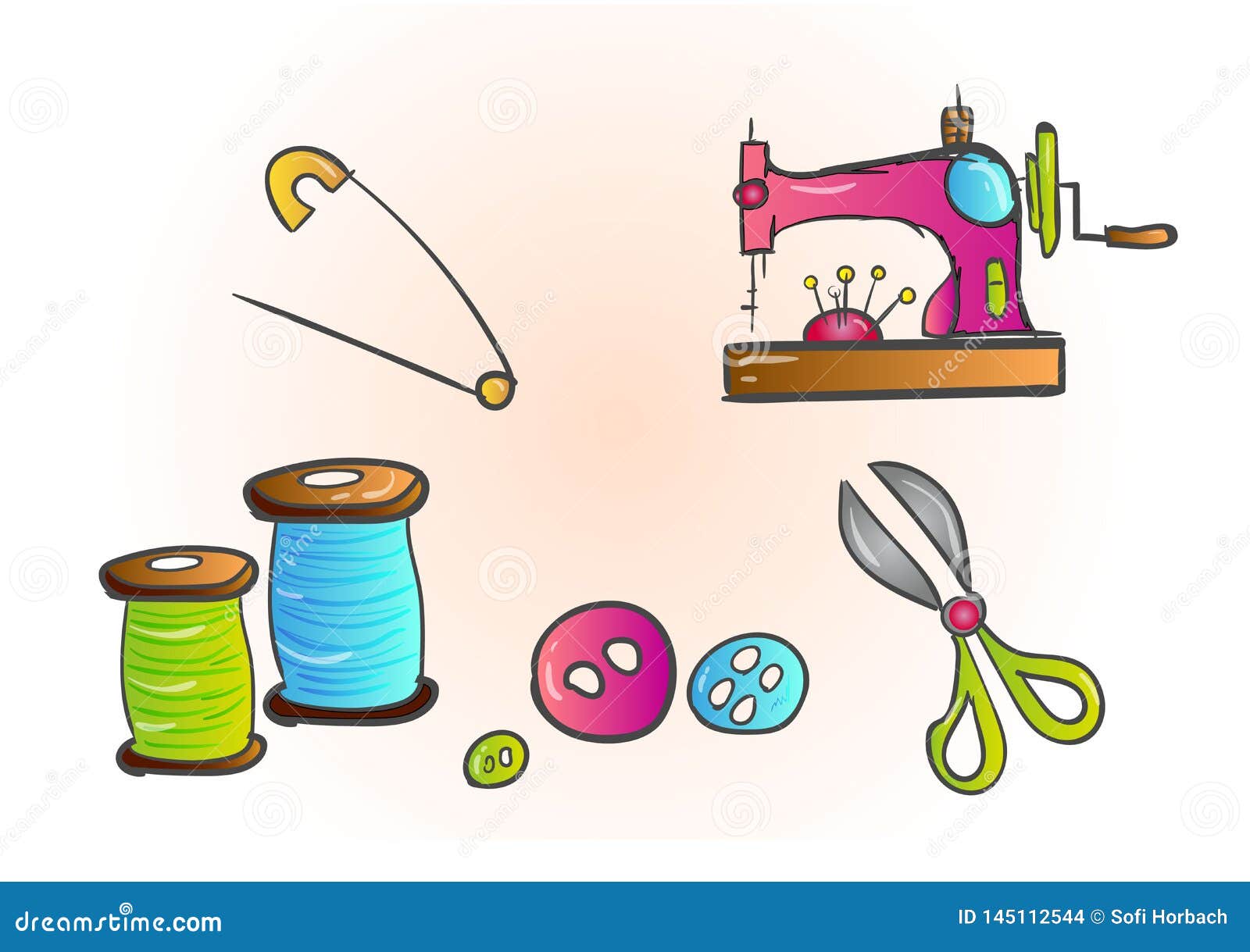 Haberdashery Mannequin Icon, Cartoon Style Vector Illustration ...