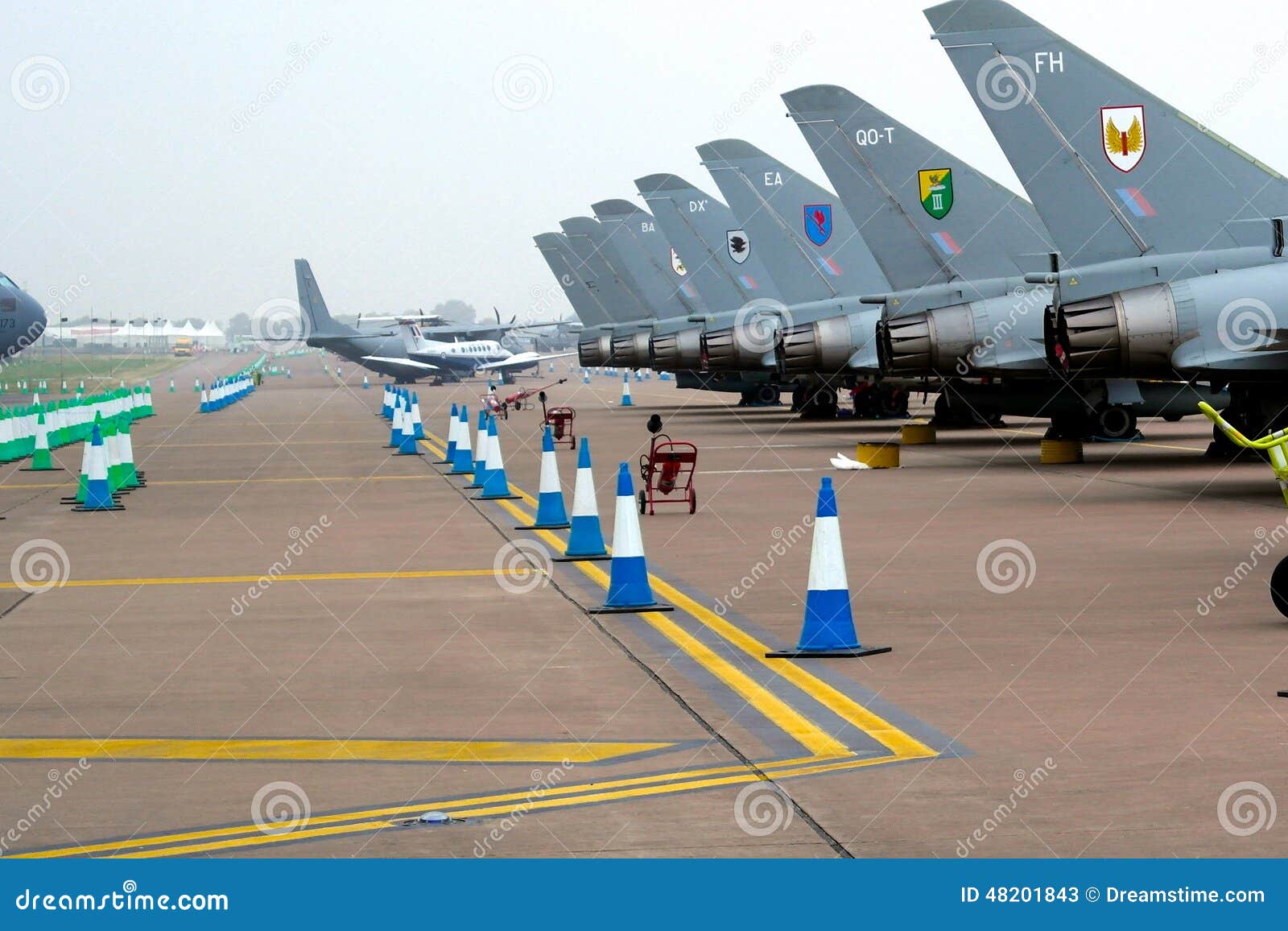 Tails of jets editorial stock photo. Image of military - 48201843