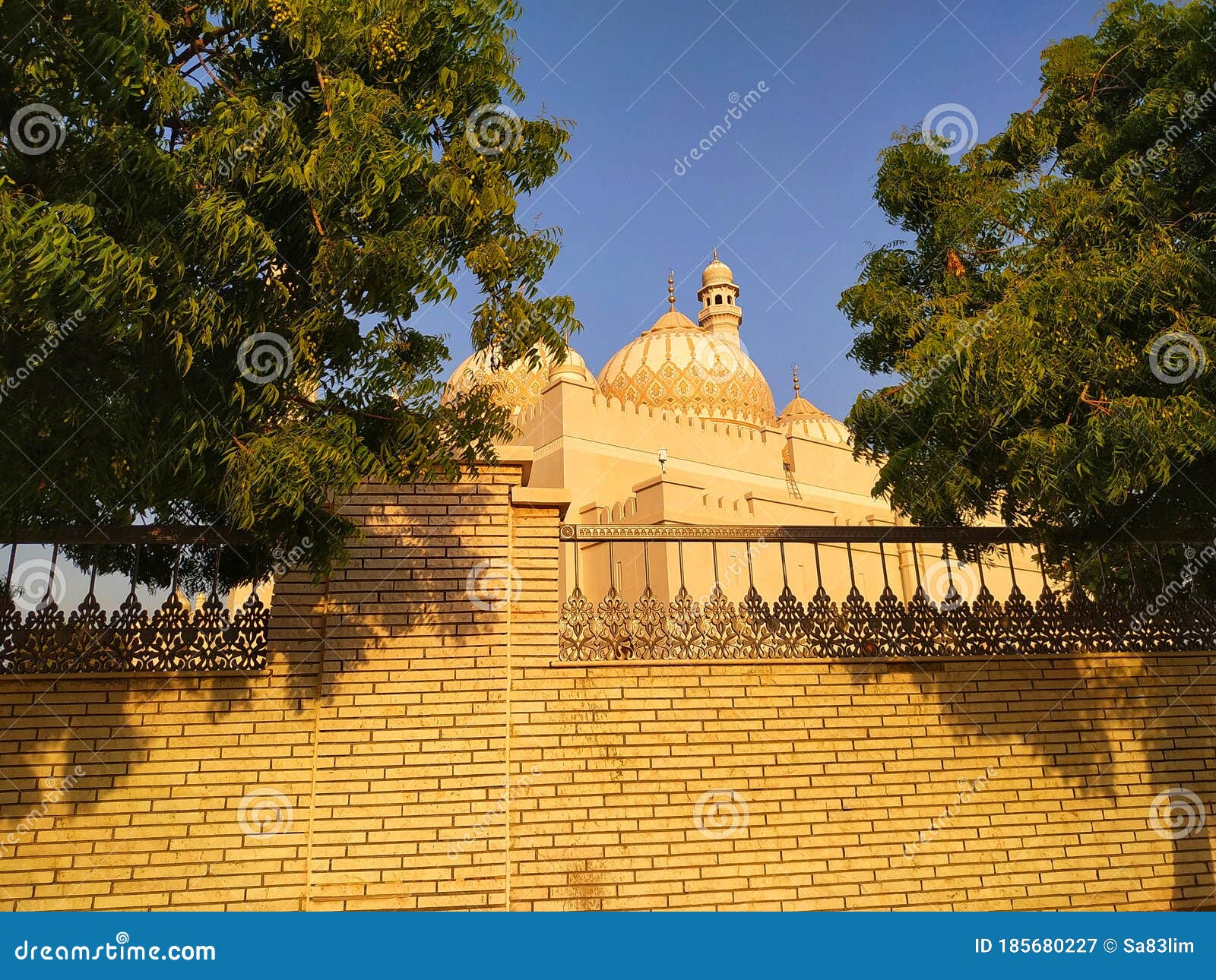 Taimur Bin Faisal Mosque, Mabela, Muscat, Oman Stock Image - Image of ...