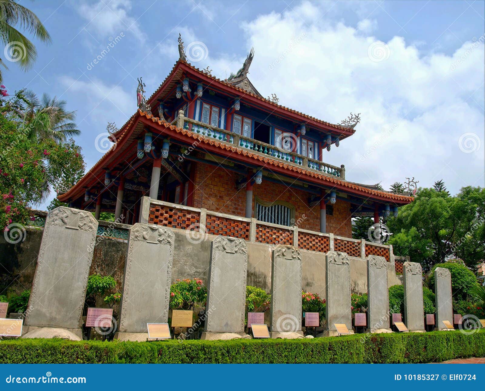 Tainan Chihkan Tower stock image. Image of antique, color - 10185327