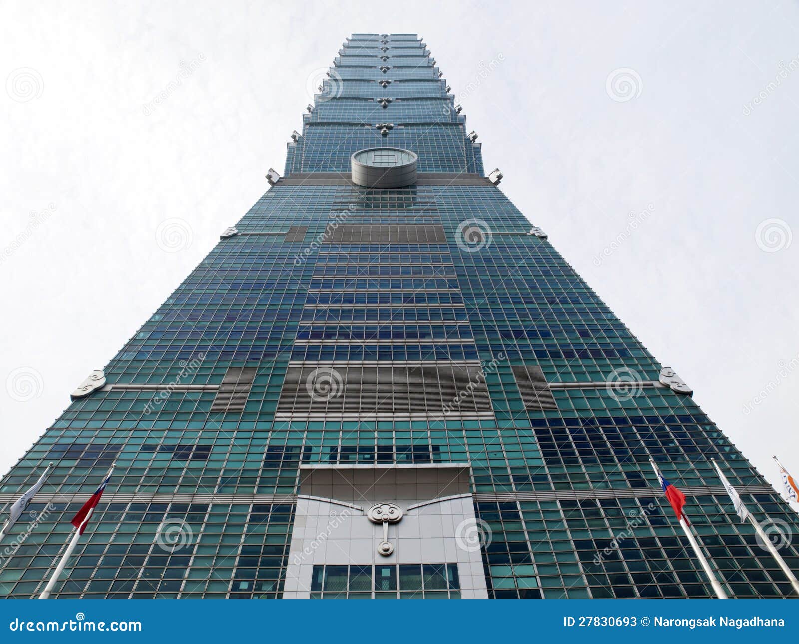 Taipei 101 building. editorial stock photo. Image of republic - 27830693