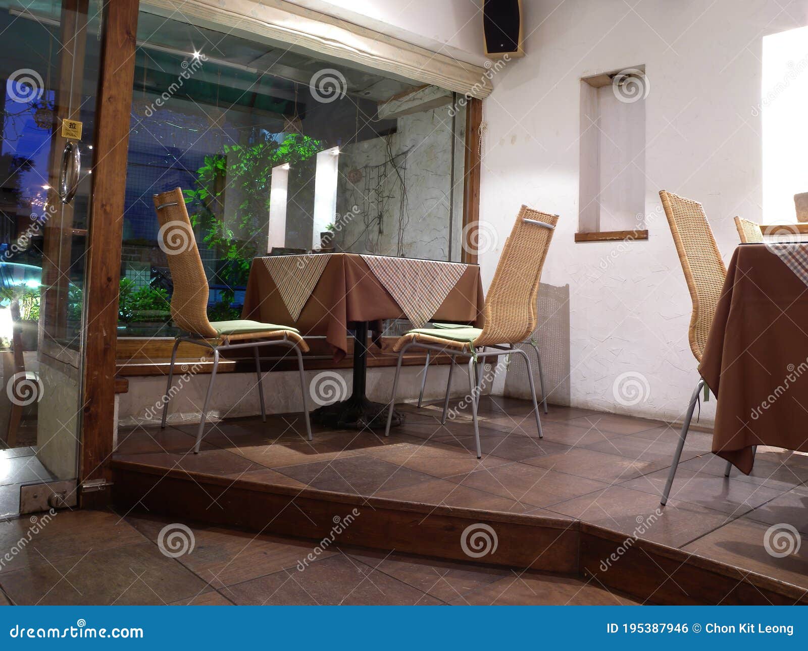 Interior View of a Restaurant Stock Photo - Image of urban, restaurant ...