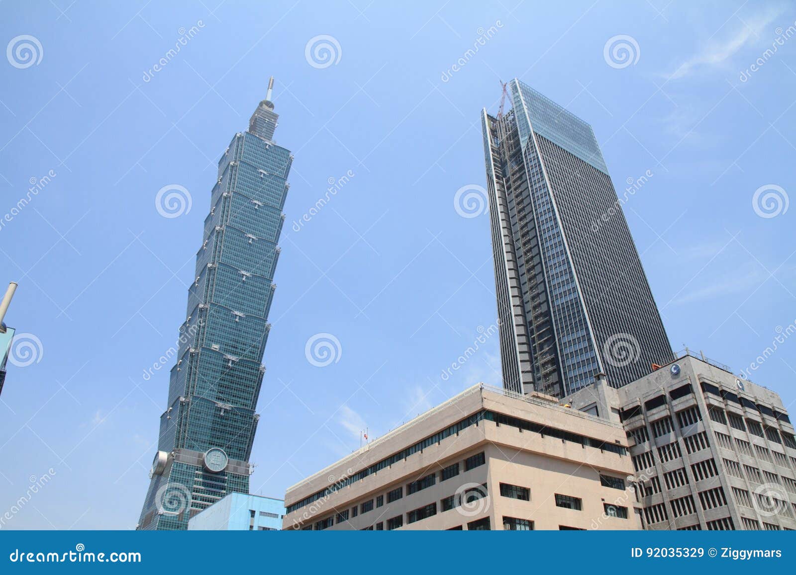 Taipei 101, High Rise Building in Taiwan Stock Image - Image of rise ...
