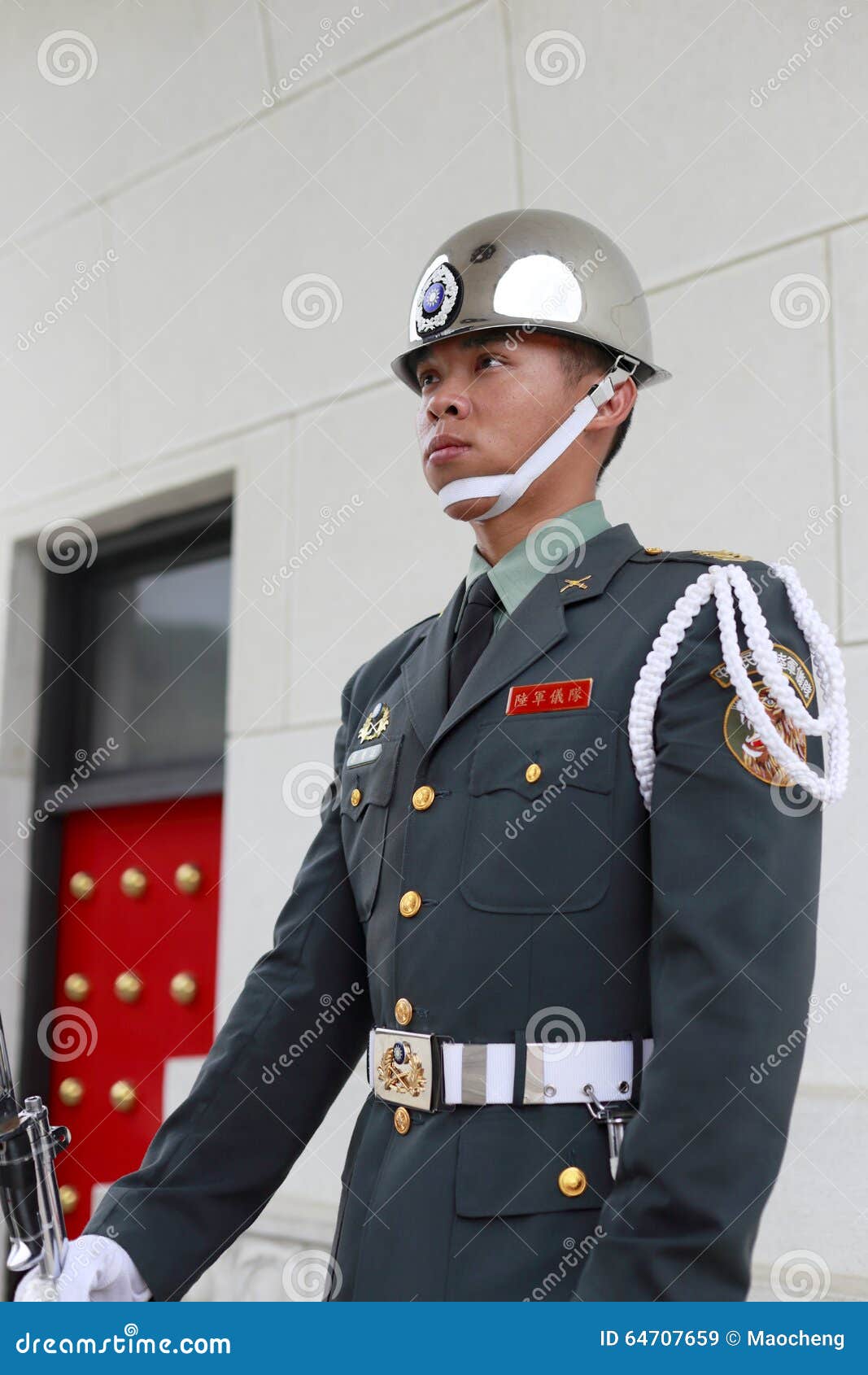 Taipei Honor Guard Standing Guard Editorial Stock Image - Image of ...