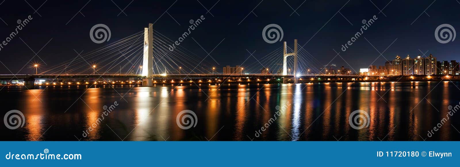 Taipei panoramic bridge stock photo. Image of dark, scene - 11720180