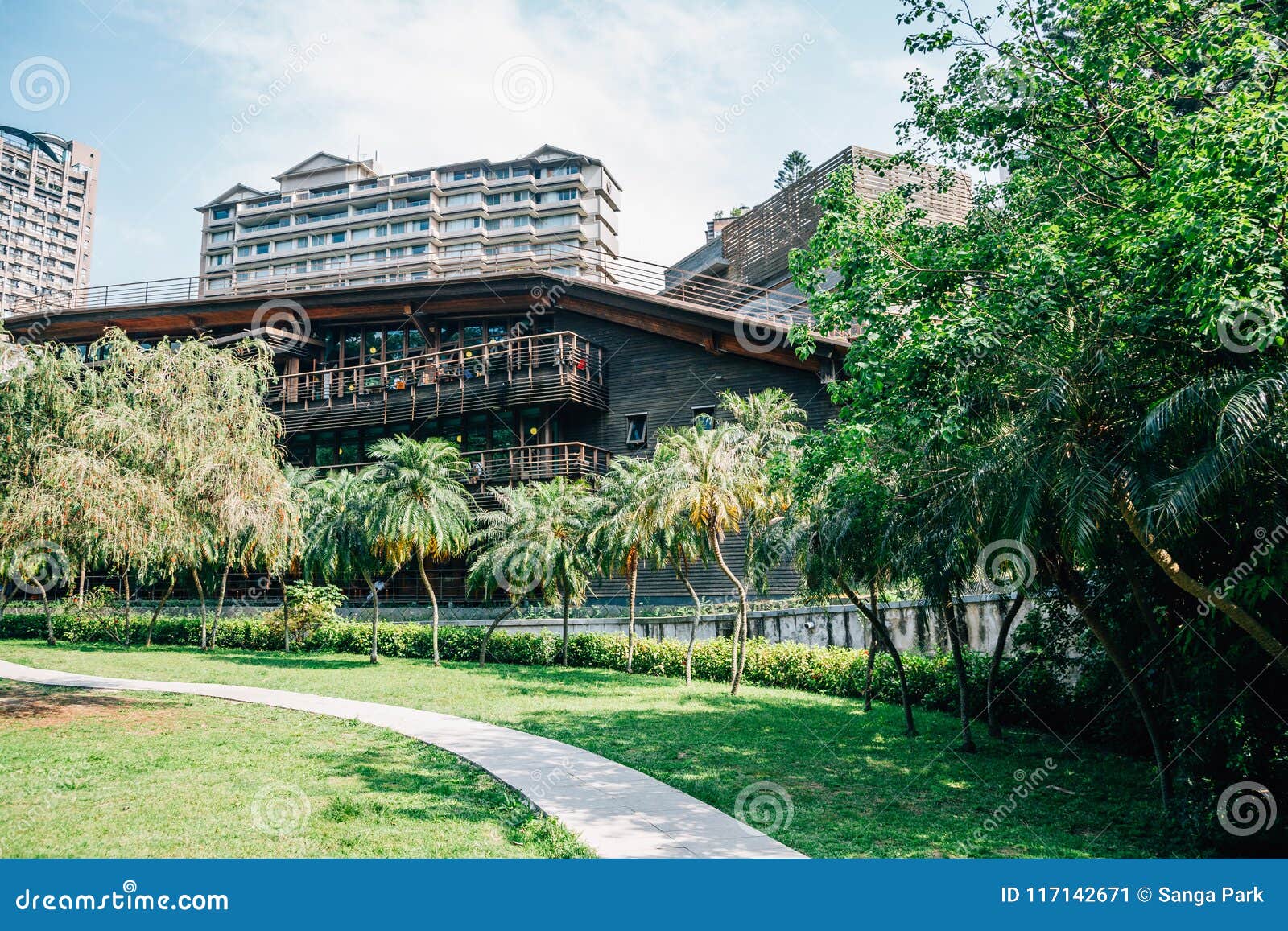 Taipei Public Library Beitou Branch in Taiwan Stock Image - Image of ...