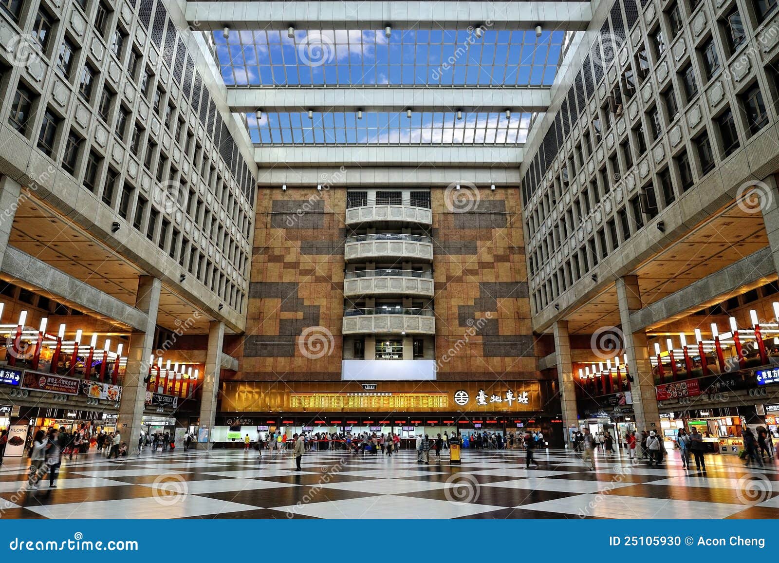 Taipei Railway Station Concourse Editorial Image - Image of centre ...