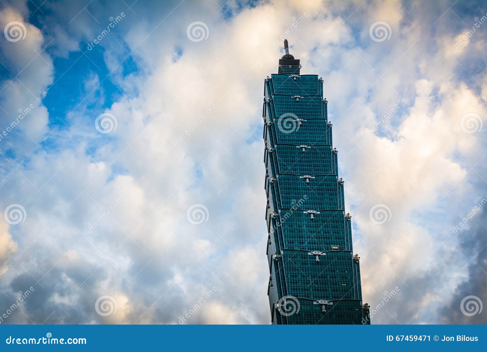 Taipei 101 at Sunset, in Taipei, Taiwan. Stock Image - Image of scenery ...