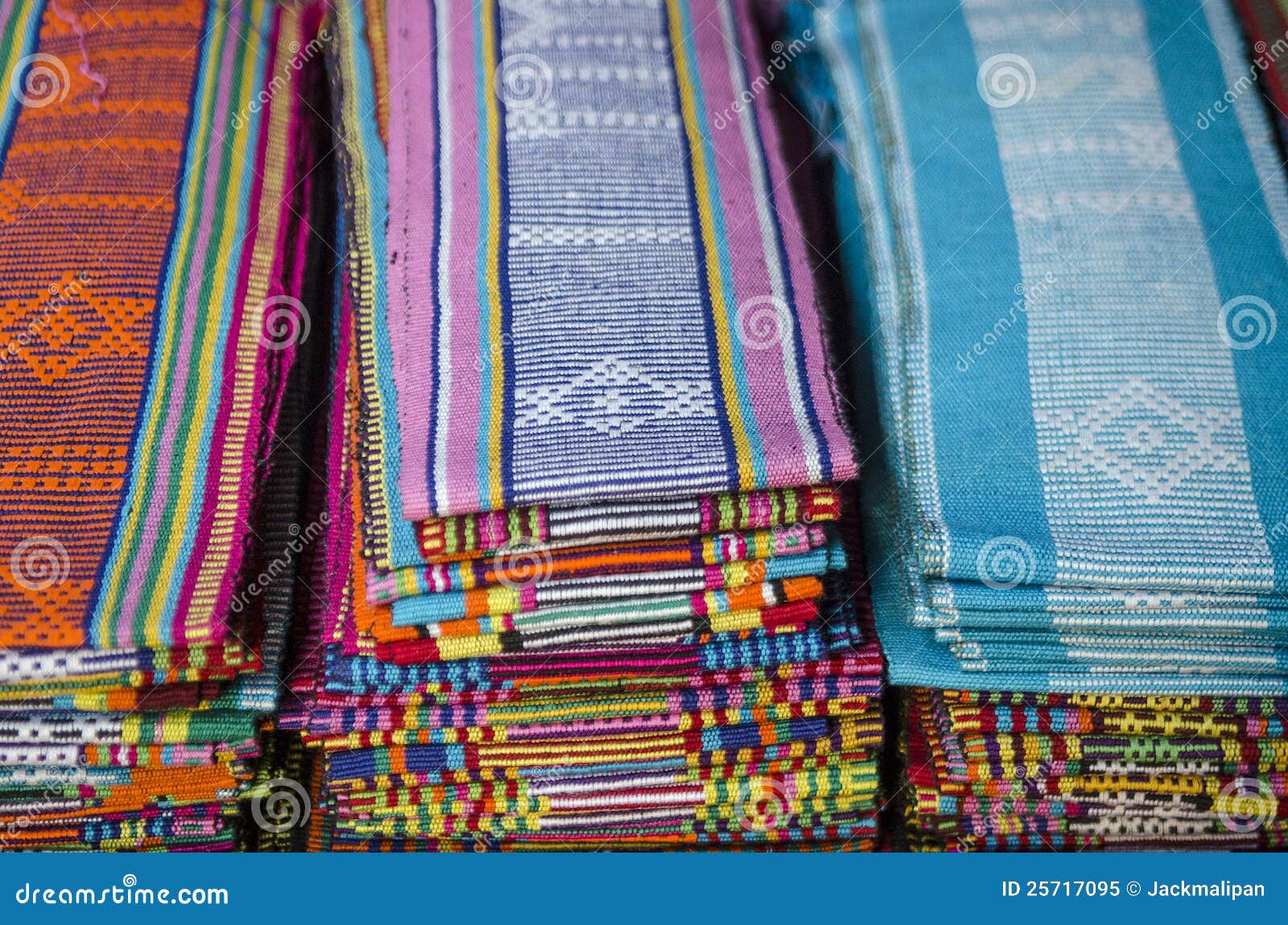 Tais Fabric in Dili East Timor, Timor Leste Stock Image - Image of asia ...