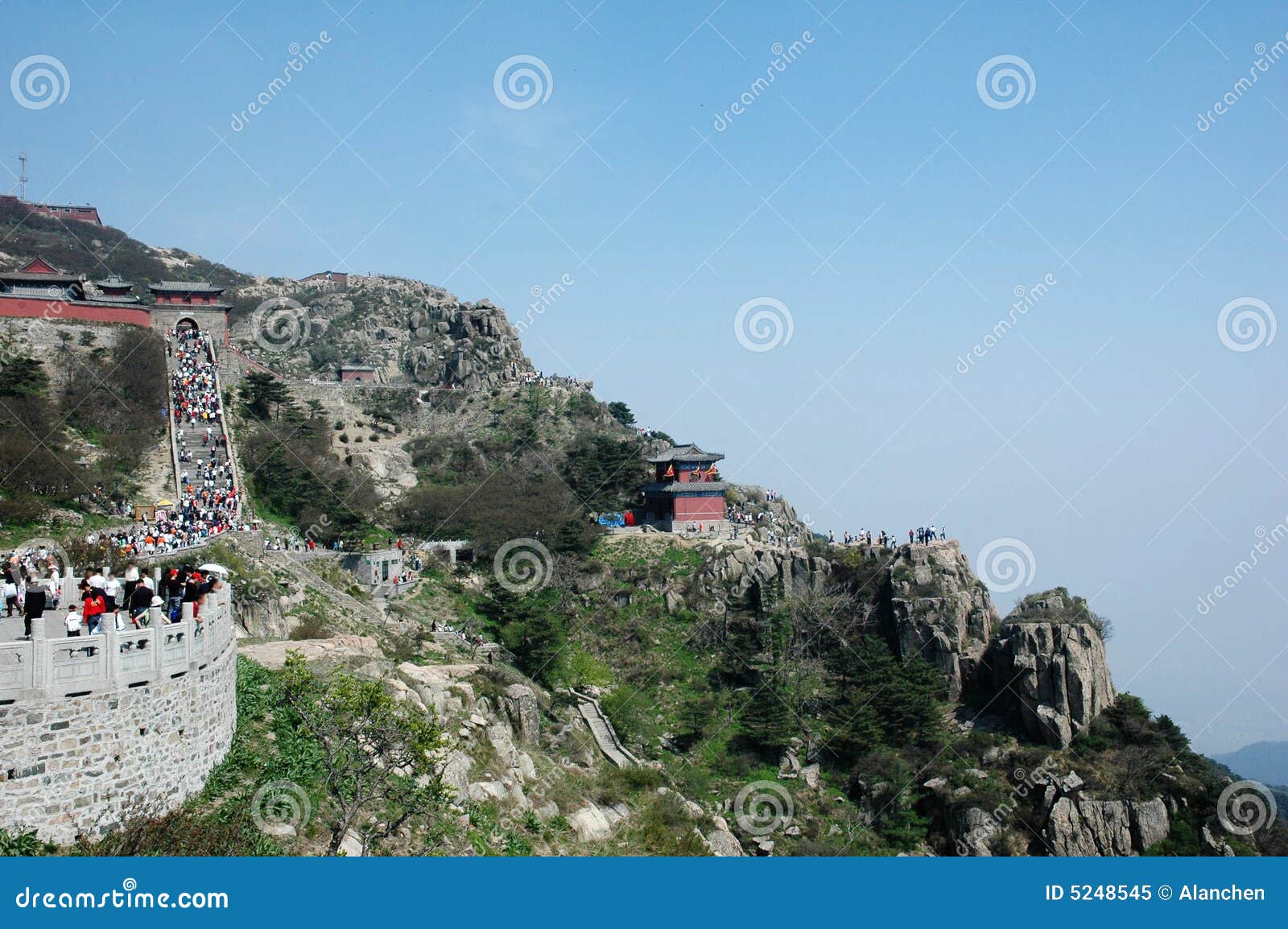 Taishan mountain stock image. Image of burnt, hill, mountain - 5248545