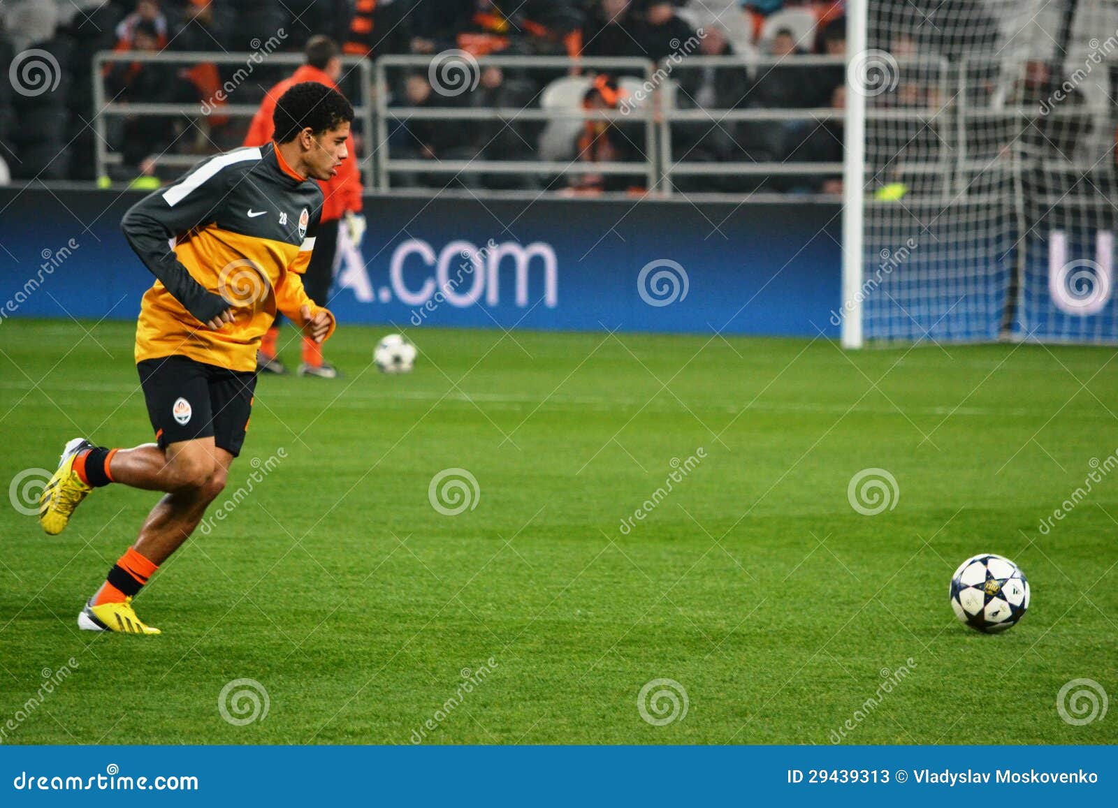 Taison before the Match of the Champions League Editorial Stock Photo ...