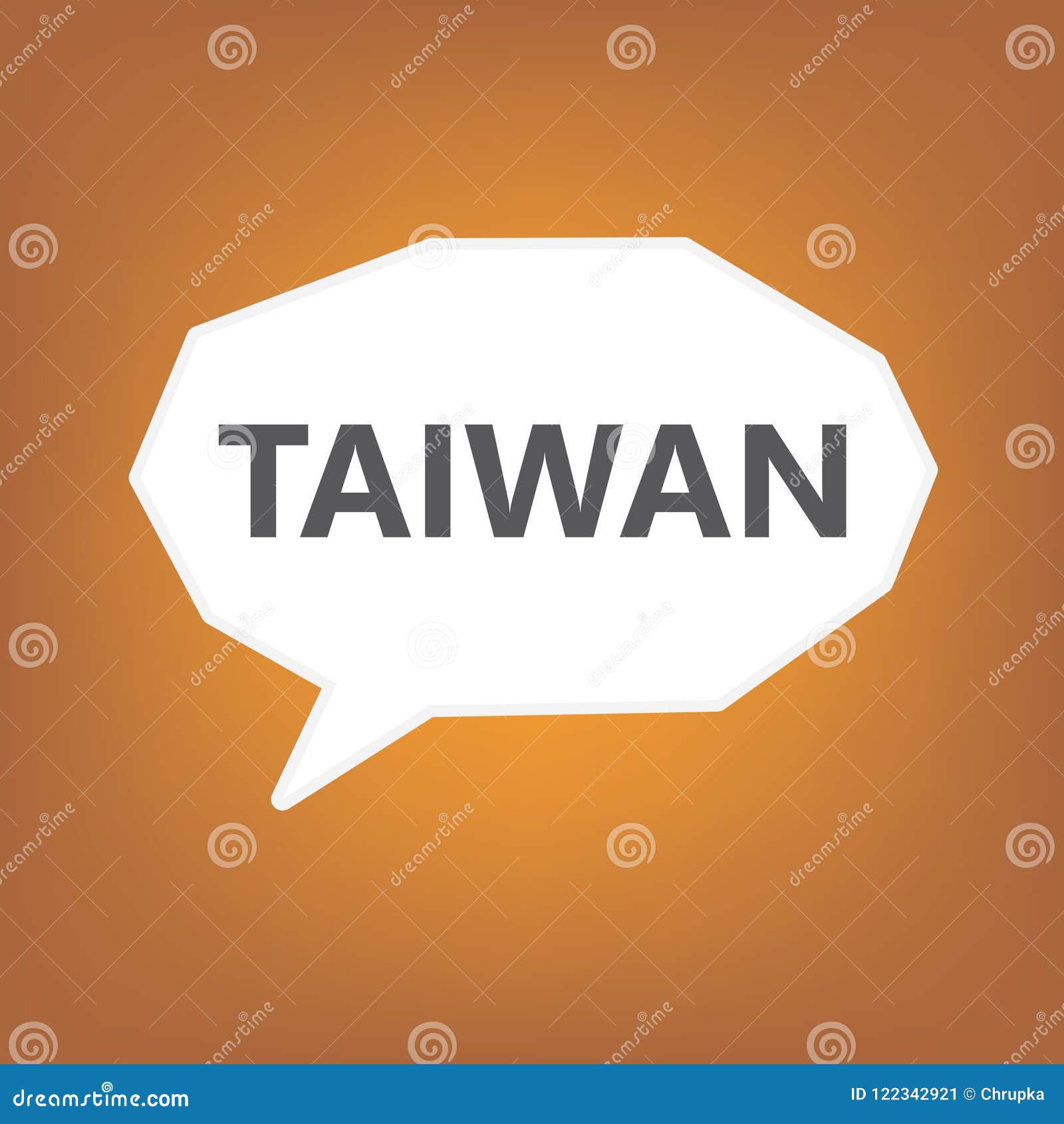 Taiwan concept stock vector. Illustration of word, gold - 122342921