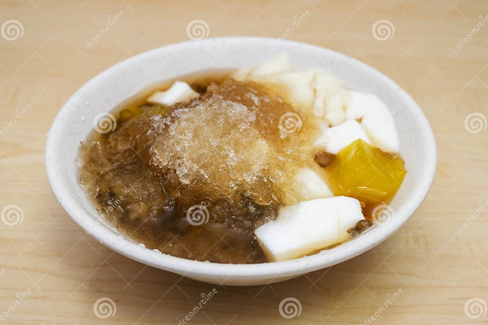 Comprehensive Bean Curd Pudding Stock Image - Image of meal, health ...