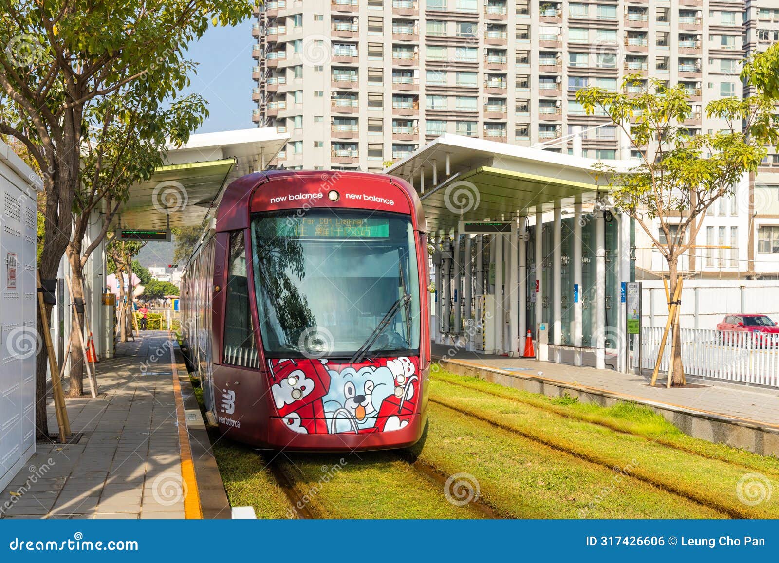 Circular Light Rail Train in Kaohsiung of Taiwan Stock Photo - Image of ...