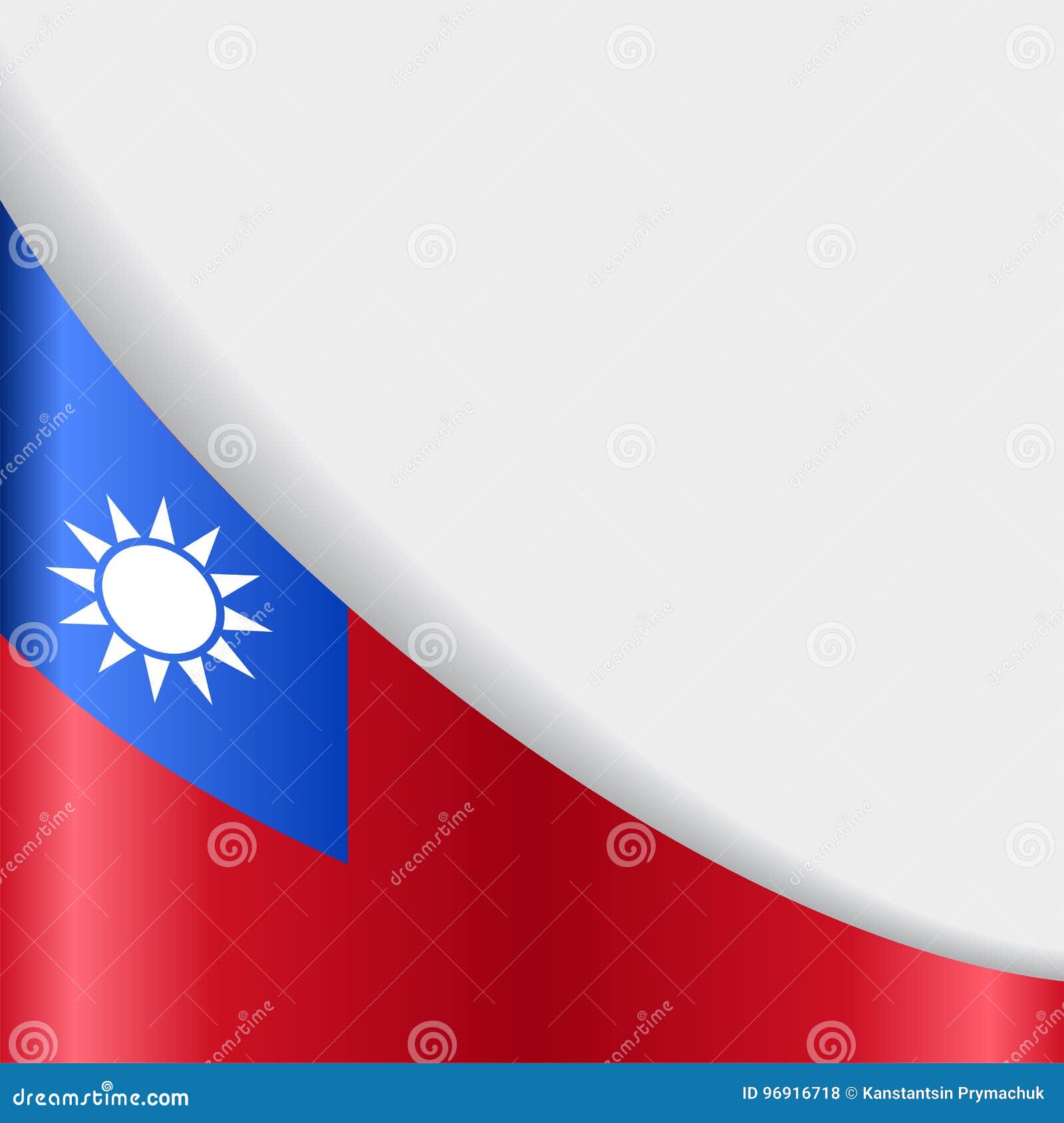 Taiwan Flag Background. Vector Illustration. Stock Vector ...
