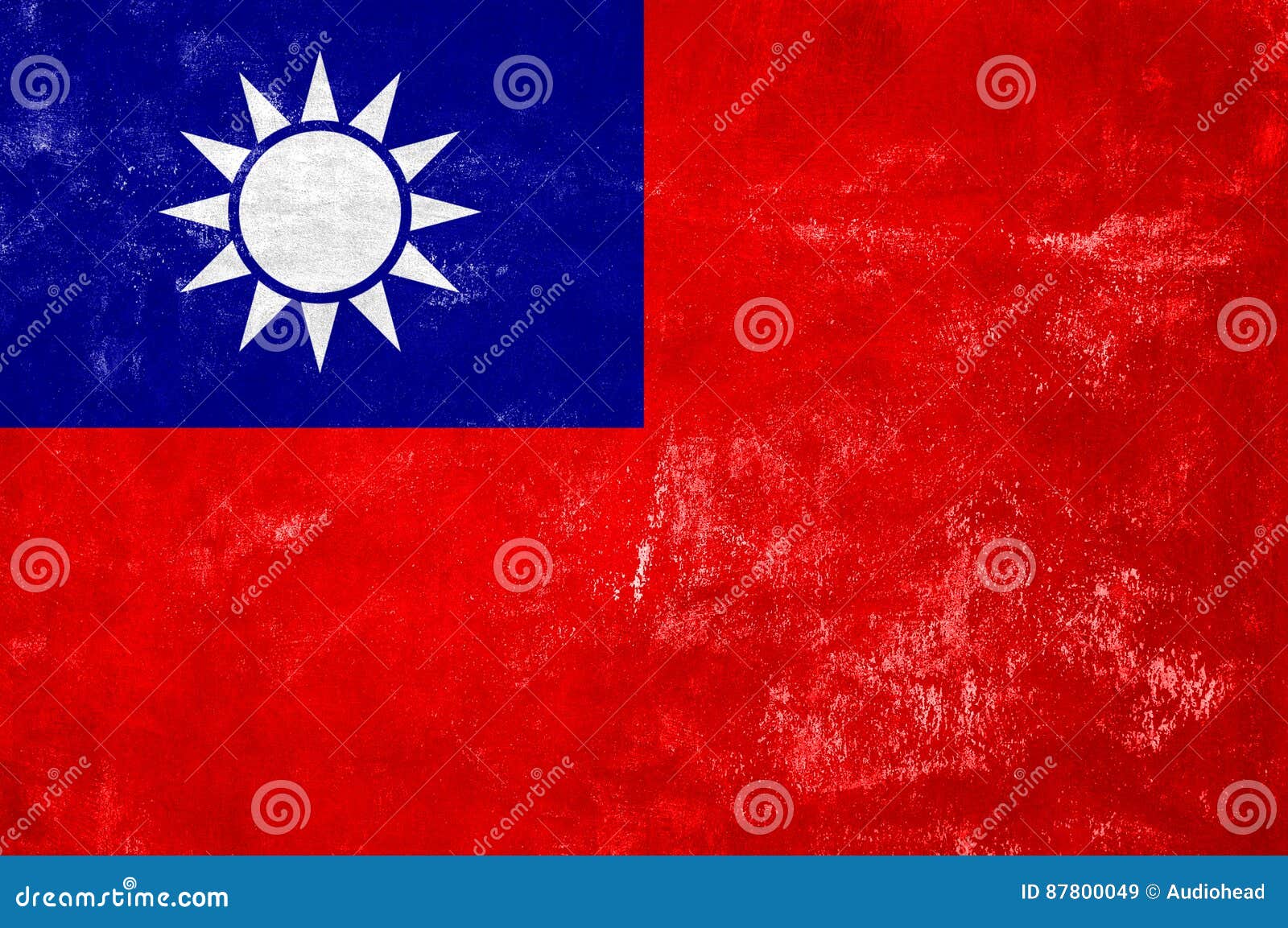 Taiwan Flag stock image. Image of canvas, national, vintage - 87800049