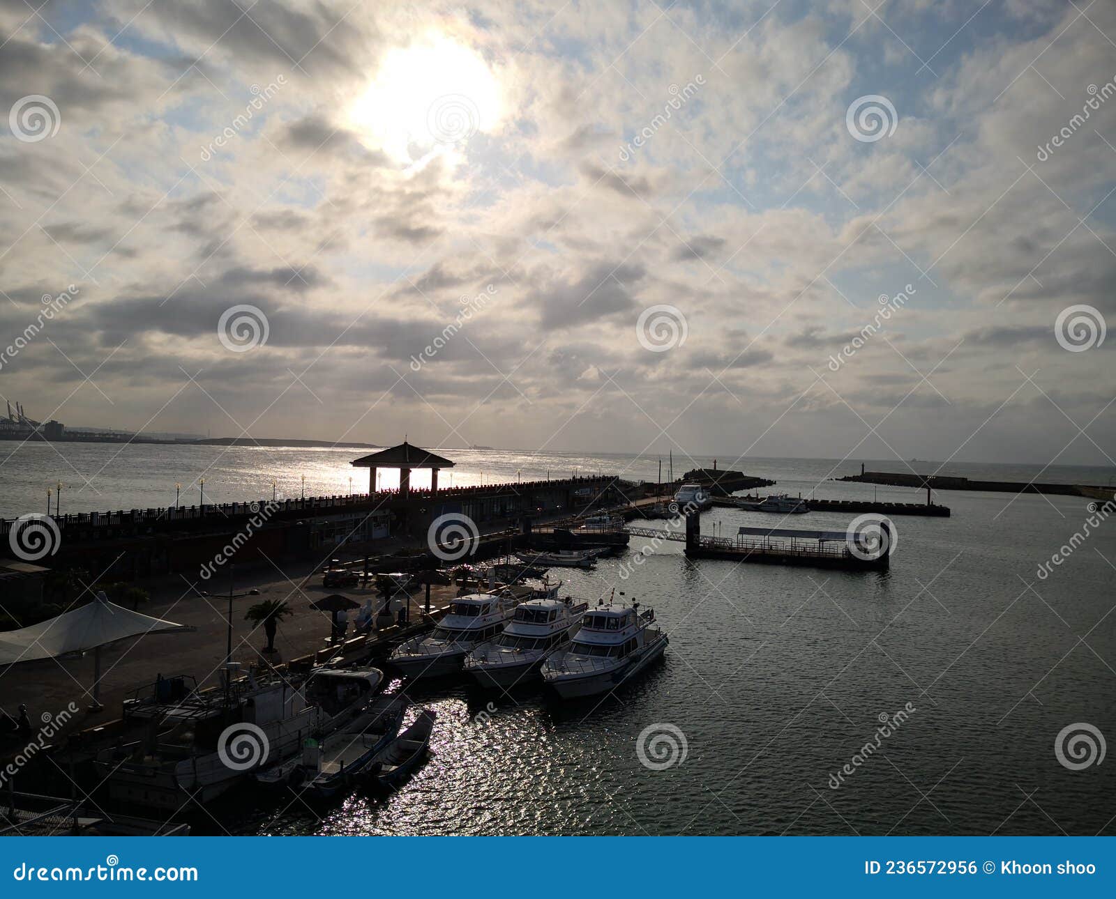 Taiwan Harbour Front Sunset View Stock Photo - Image of sunset, view ...
