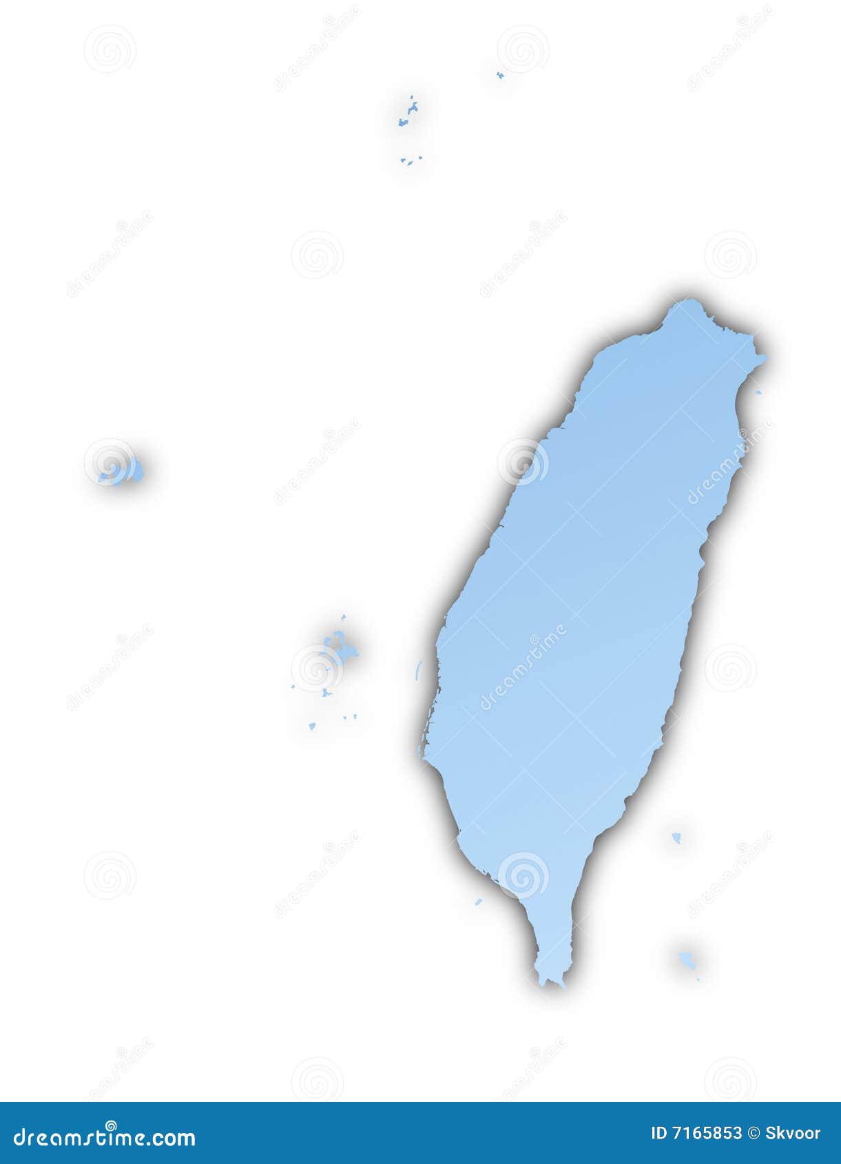 Taiwan map stock illustration. Illustration of boundaries - 7165853